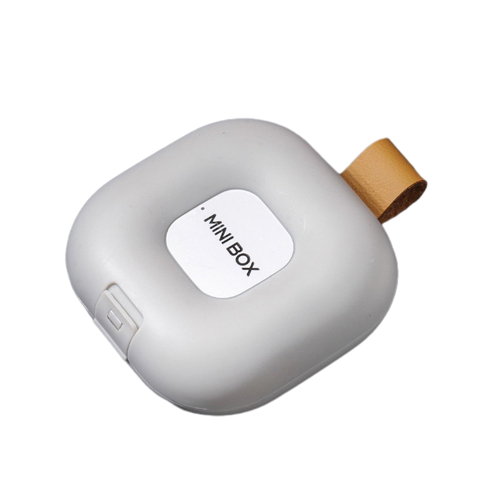 Yonrjhukm Vitamin Organizer, Quad Compartment Pill Holder for Wallet or ...