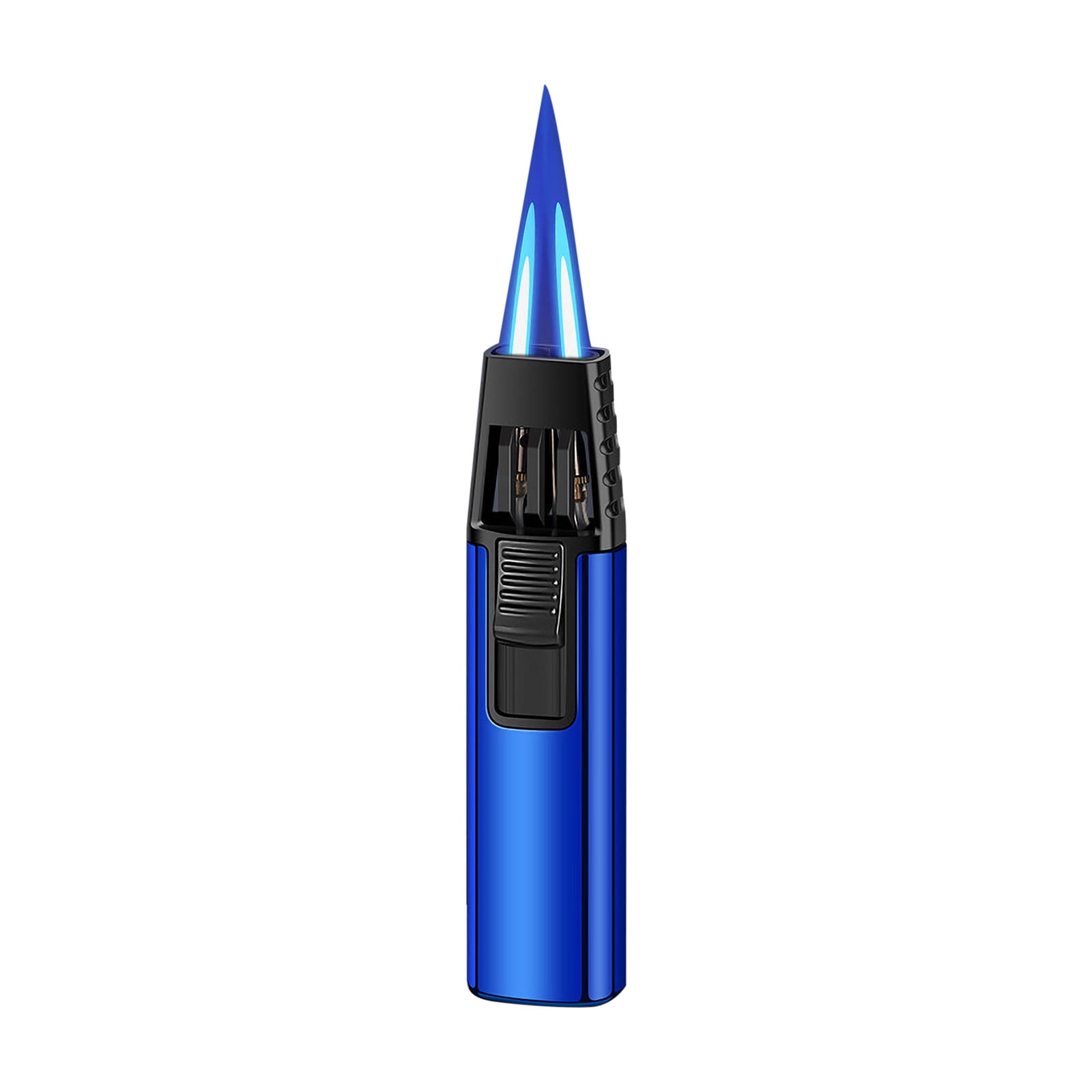 Yonrjhukm Windproof Straight Torch Blue Flame Lighter Butane Torch ...