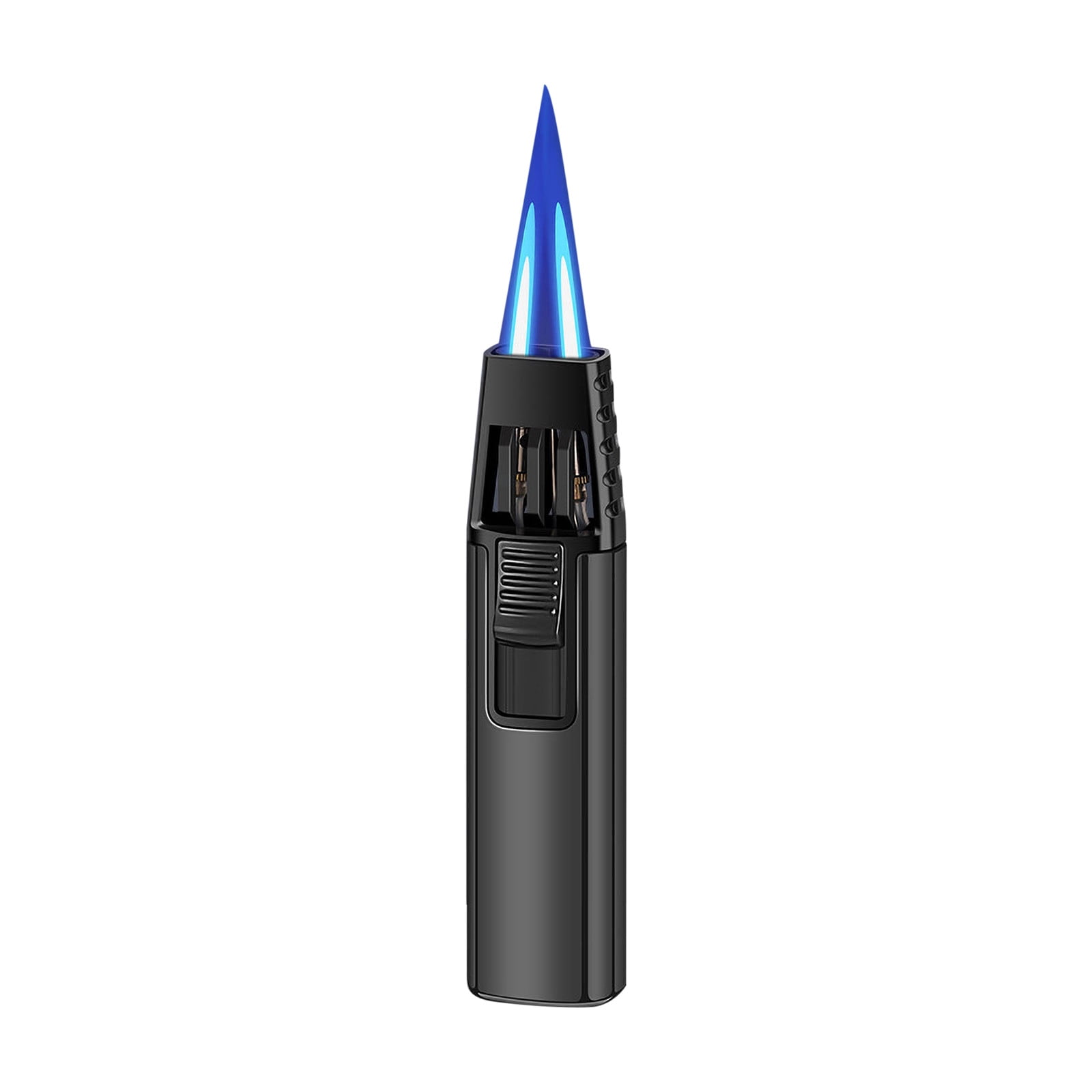 Yonrjhukm Windproof Straight Torch Blue Flame Lighter Butane Torch ...
