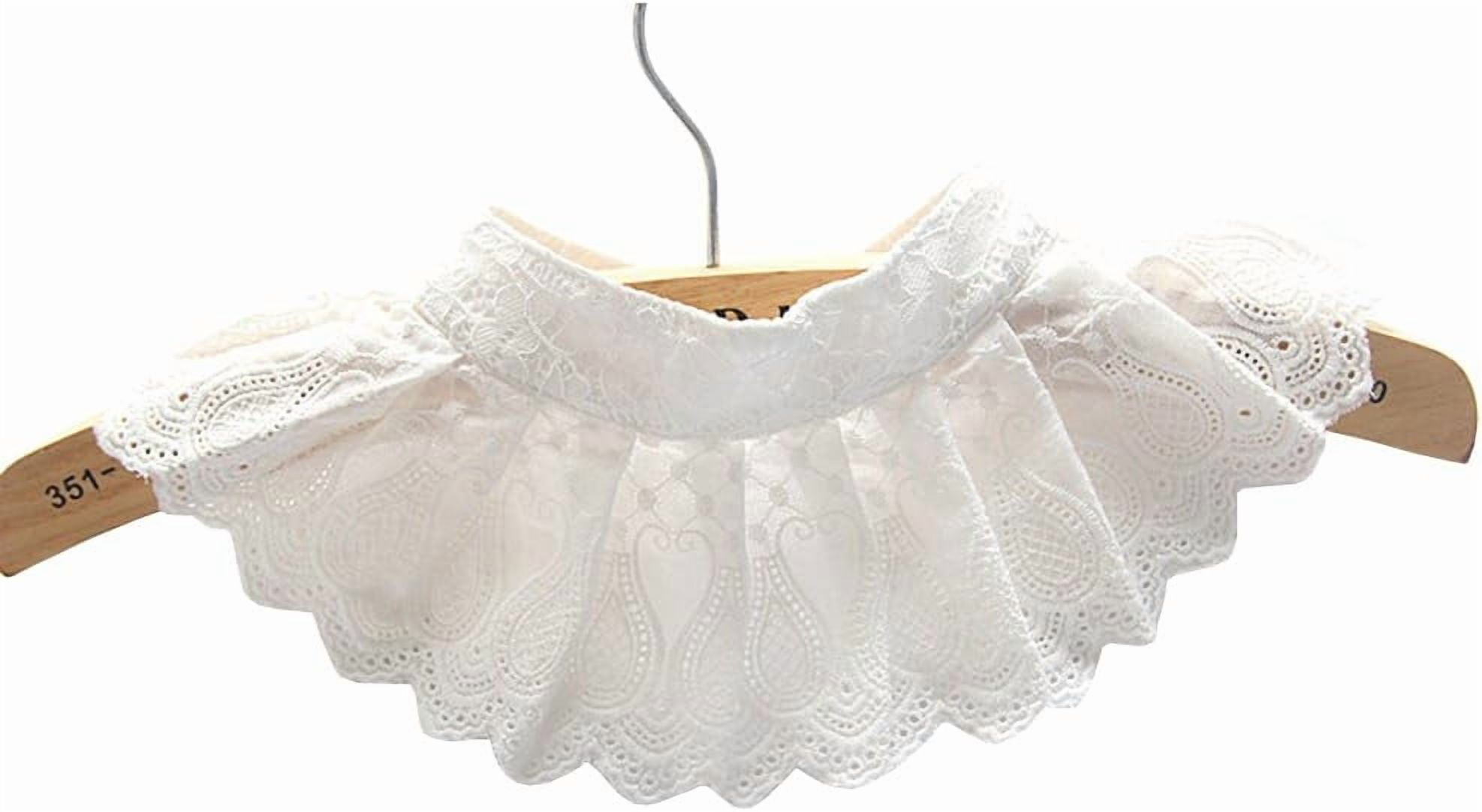 YooGuoGuo Casual Lace Decorative Pleated Spread False Collar Choker ...