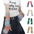 YooGuoGuo Cute Arm Cover Y2K Knitted Arm Warmer Grunge Fairy Fingerless ...