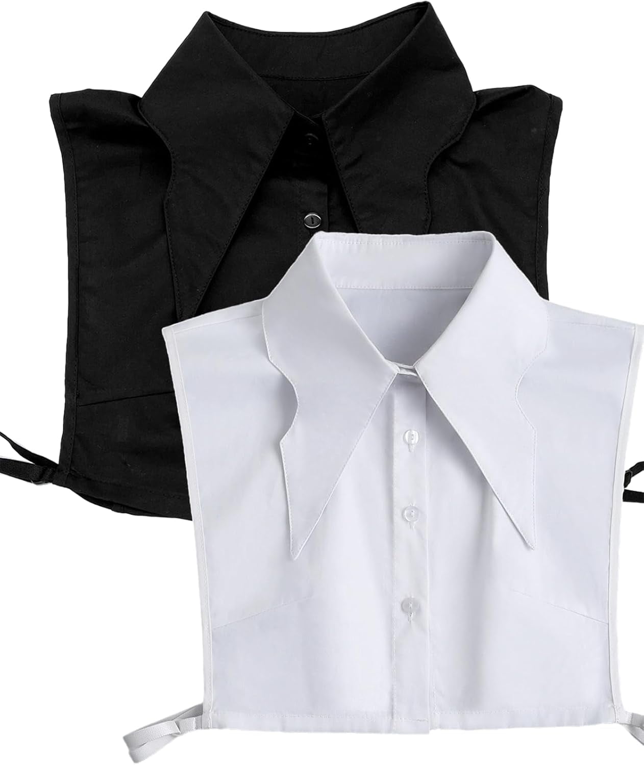 YooGuoGuo Detachable Pointed White Collar Fake Dicky Collar Cuellos ...