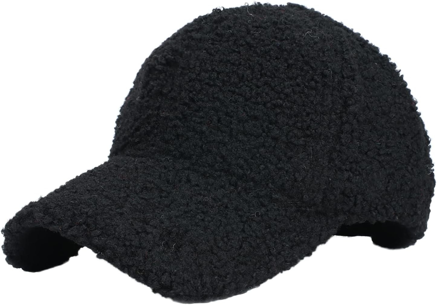 YooGuoGuo Fuzzy Sherpa Baseball Caps for Women Teddy Fleece Hip Hop ...