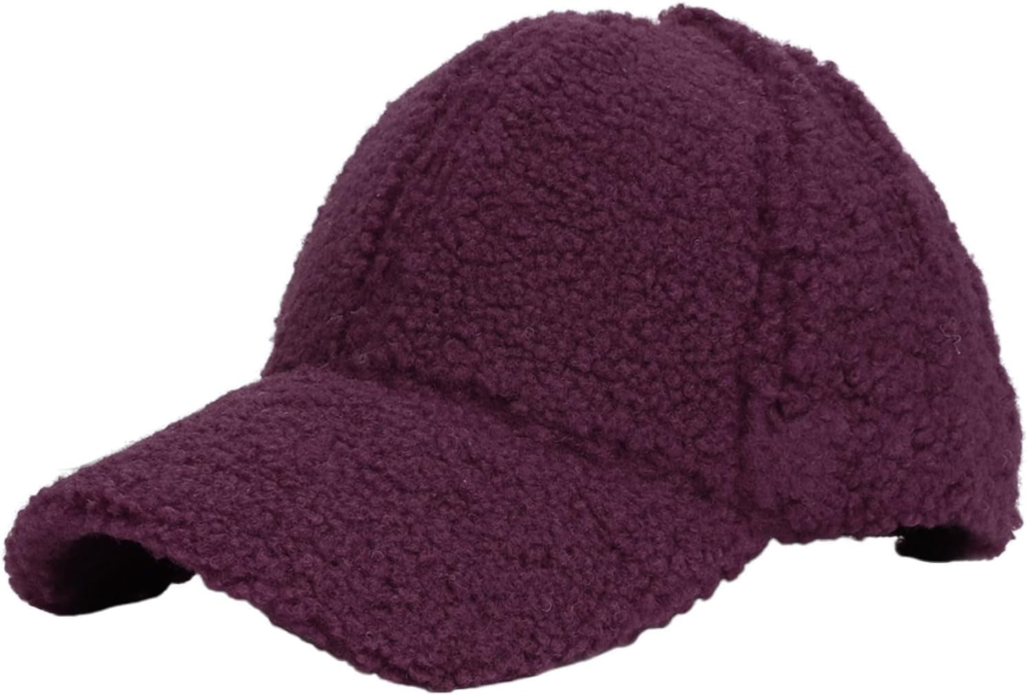 YooGuoGuo Fuzzy Sherpa Baseball Caps for Women Teddy Fleece Hip Hop ...