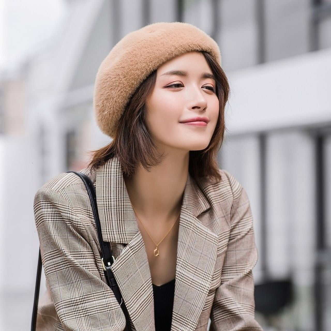 YooGuoGuo Lady spring Winter Berets Hat Painter style hat Women mink ...