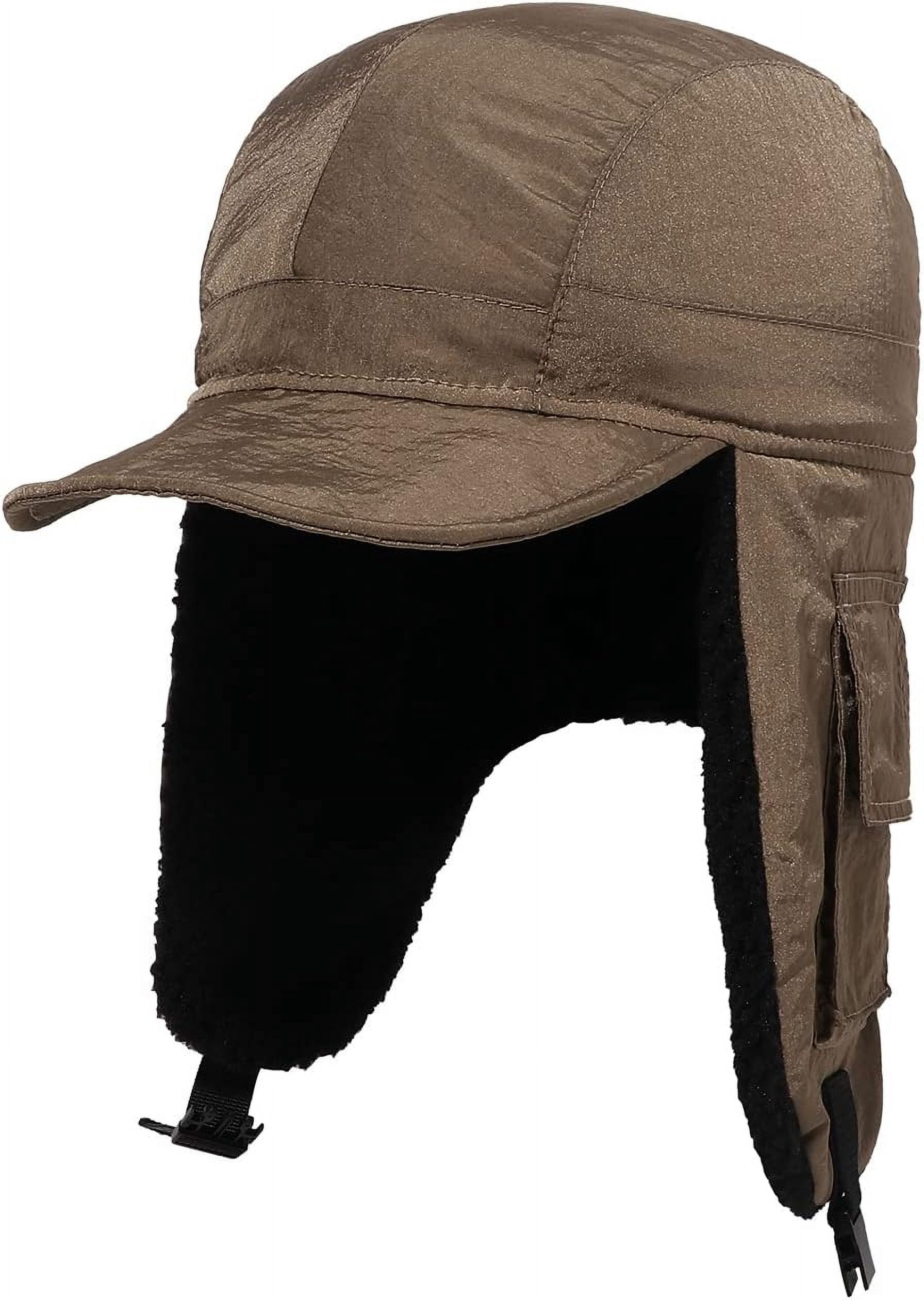 YooGuoGuo Men's Trapper Winter Hat Eskimo Hats Women Flat Bill Russian ...