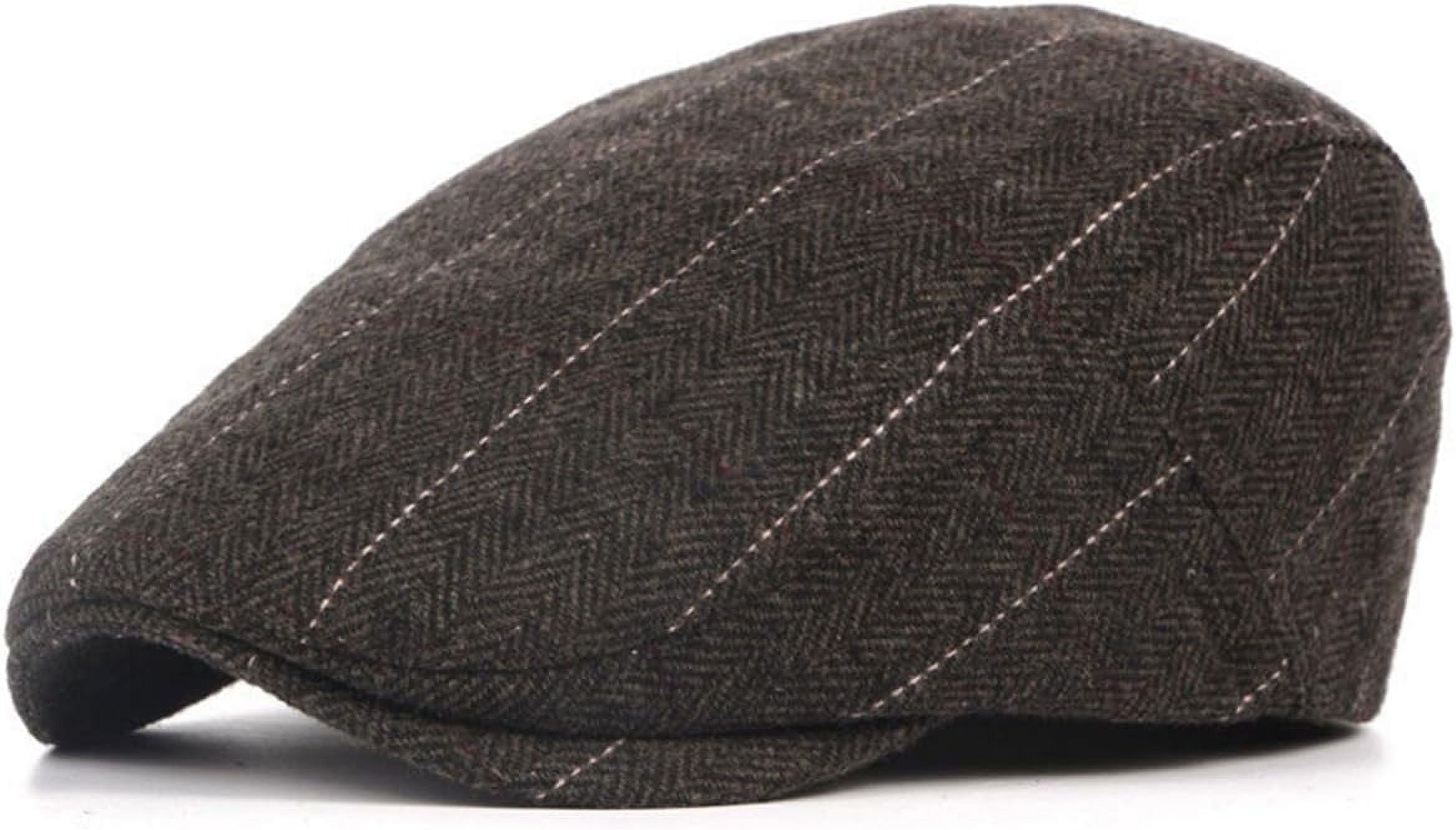 YooGuoGuo Mens Woolen Tweed Ivy Newsboy Golf Beret Driving Cap Hat ...