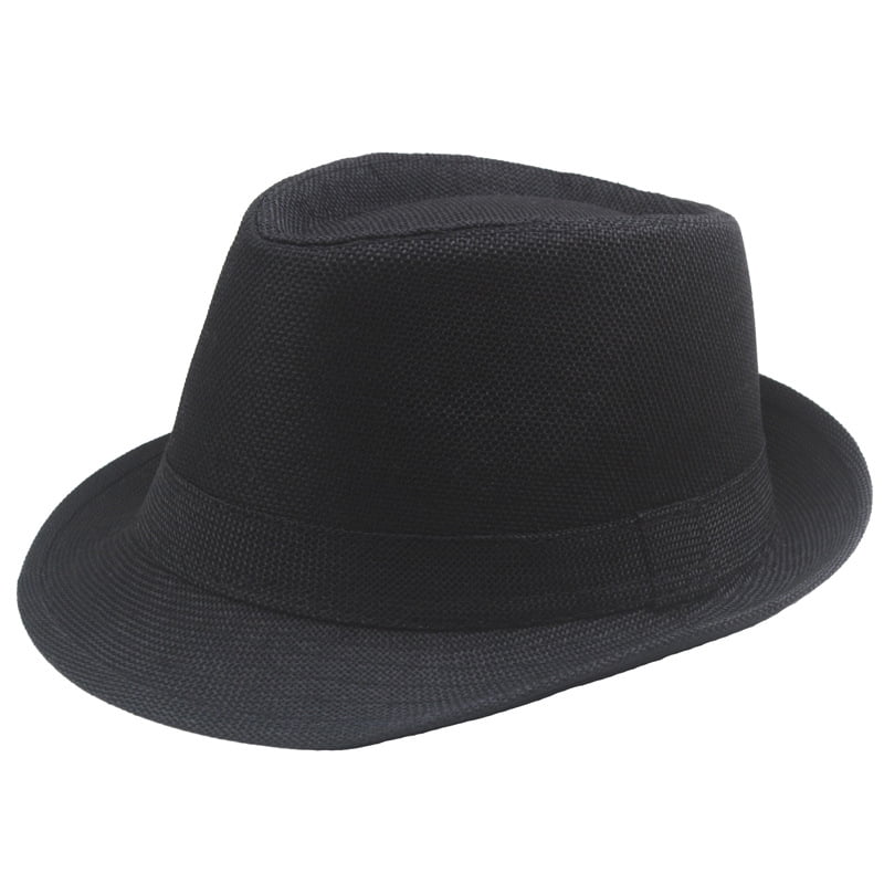 YooGuoGuo Retro Men Fedoras Top Jazz Felt Wide Brim Hat Summer Old Man ...