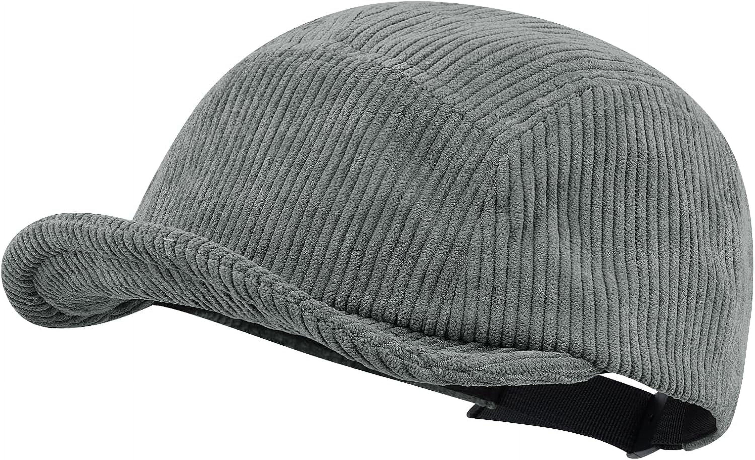 YooGuoGuo Short Brim Hat Baseball Cap Corduroy Trucker 5 Panel Hat Flat ...