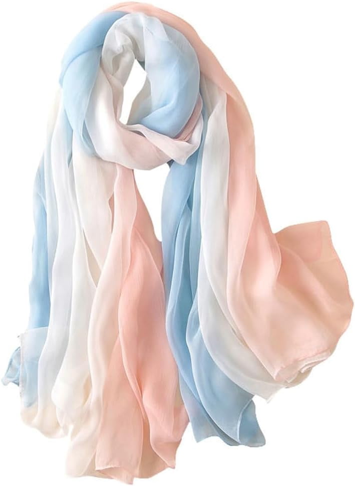 YooGuoGuo Silk Elegant Scarf for Women Multicolor Fashion Scarf Scarves ...