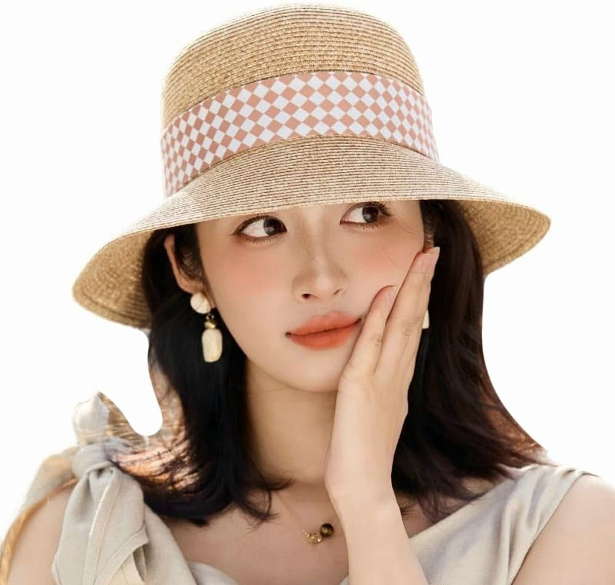 YooGuoGuo Stylish Straw Hats for Women Sun Protection Floppy Beach Hat ...