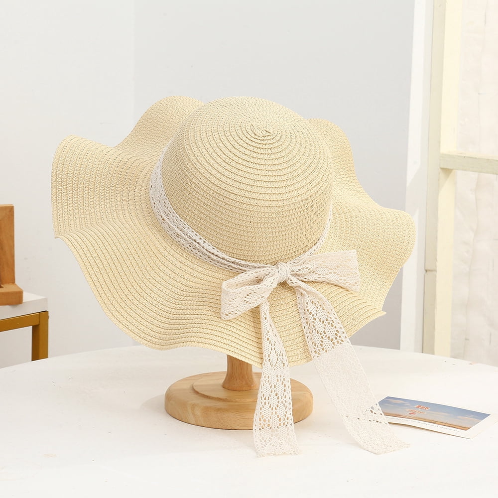 YooGuoGuo Summer Bow, Sun Hat Female Seaside Beach Holiday Hat Outdoor ...
