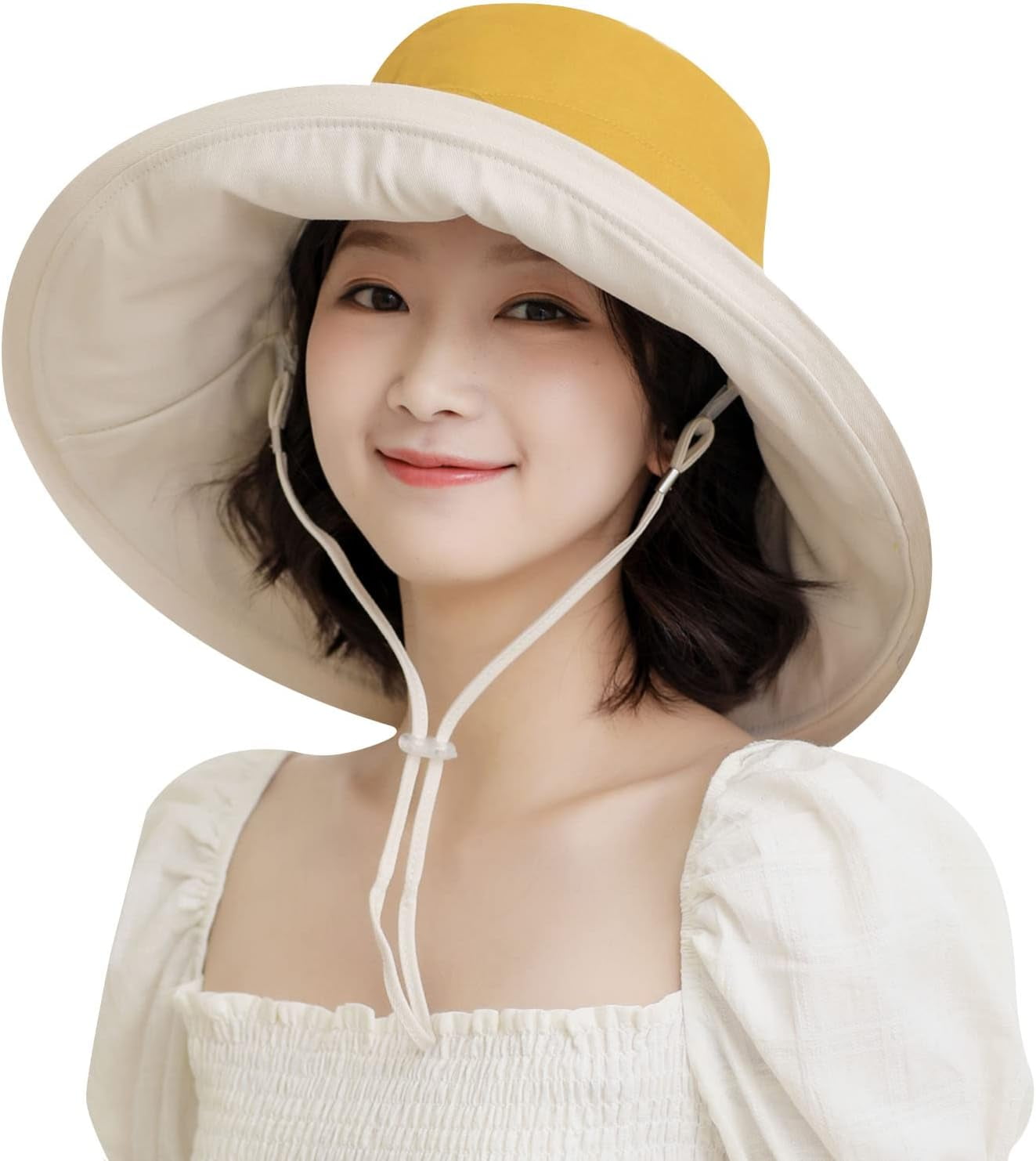 YooGuoGuo Super Wide Brim Women Sun Hat Cotton Floppy Packable ...