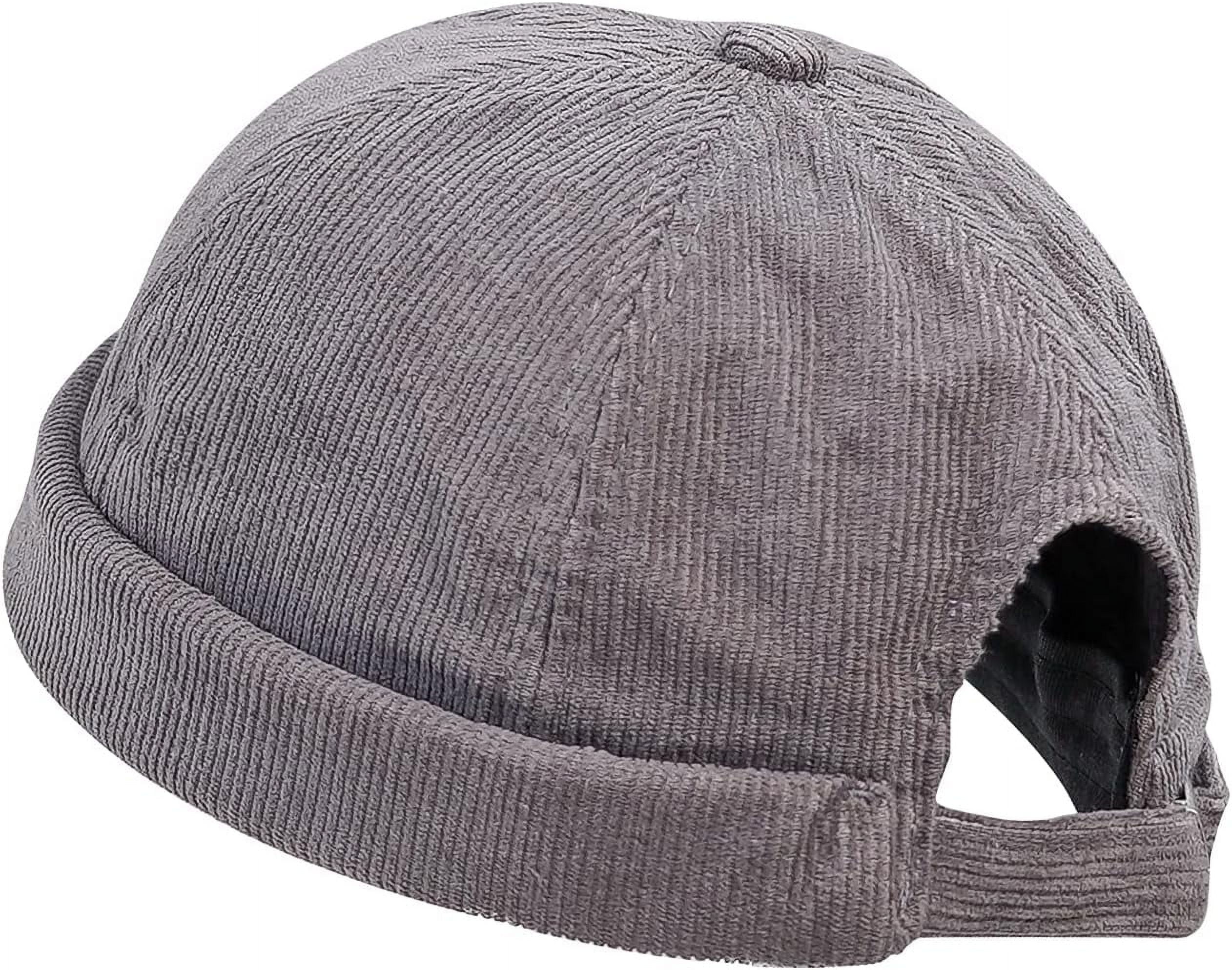 YooGuoGuo Thick Cuff No Visor Caps for Men Retro Worker Hat Cotton ...