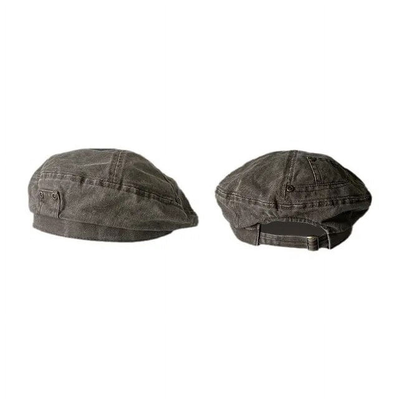 YooGuoGuo Vintage Women Denim Beret Octagonal Hats Classic Washed ...