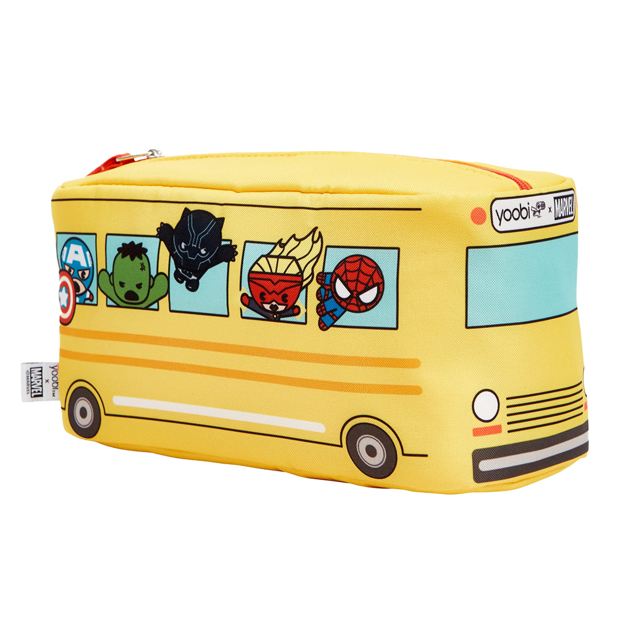Yoobi x Marvel Avengers Pencil Case - Zip-Up Design, Multi-Use Storage ...