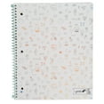 Yoobi, Notebook, 1 Subject, Spiral, Paper Cover, 9" x 11", College ...