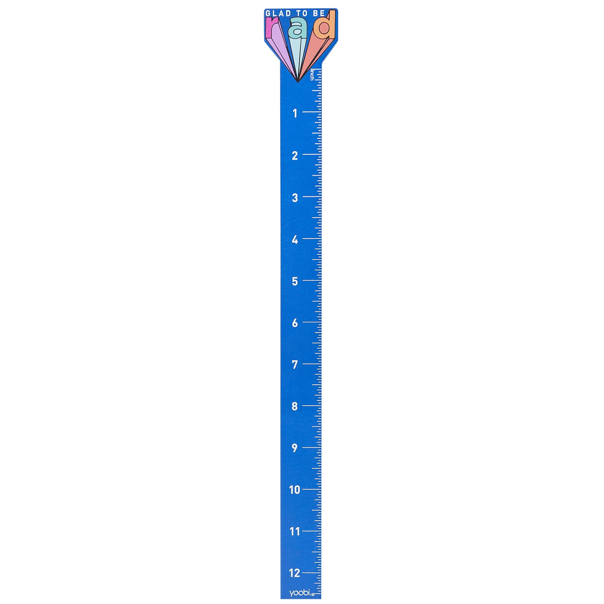 Yoobi, Ruler, 12 inch, Wood, Novelty Shape Rad - Navy - Walmart ...