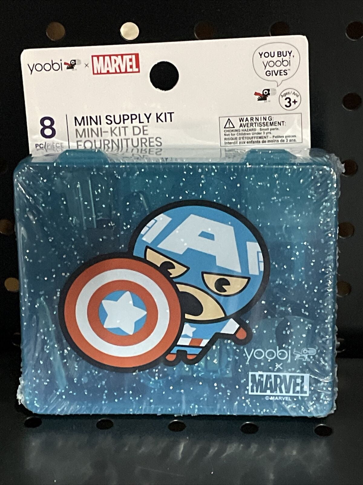 Yoobi x Marvel Captain America Mini Supply Kit - Brand New - Walmart.com