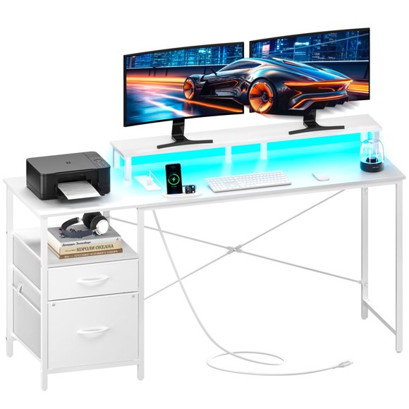 Tv Stand Computer Desk Combo