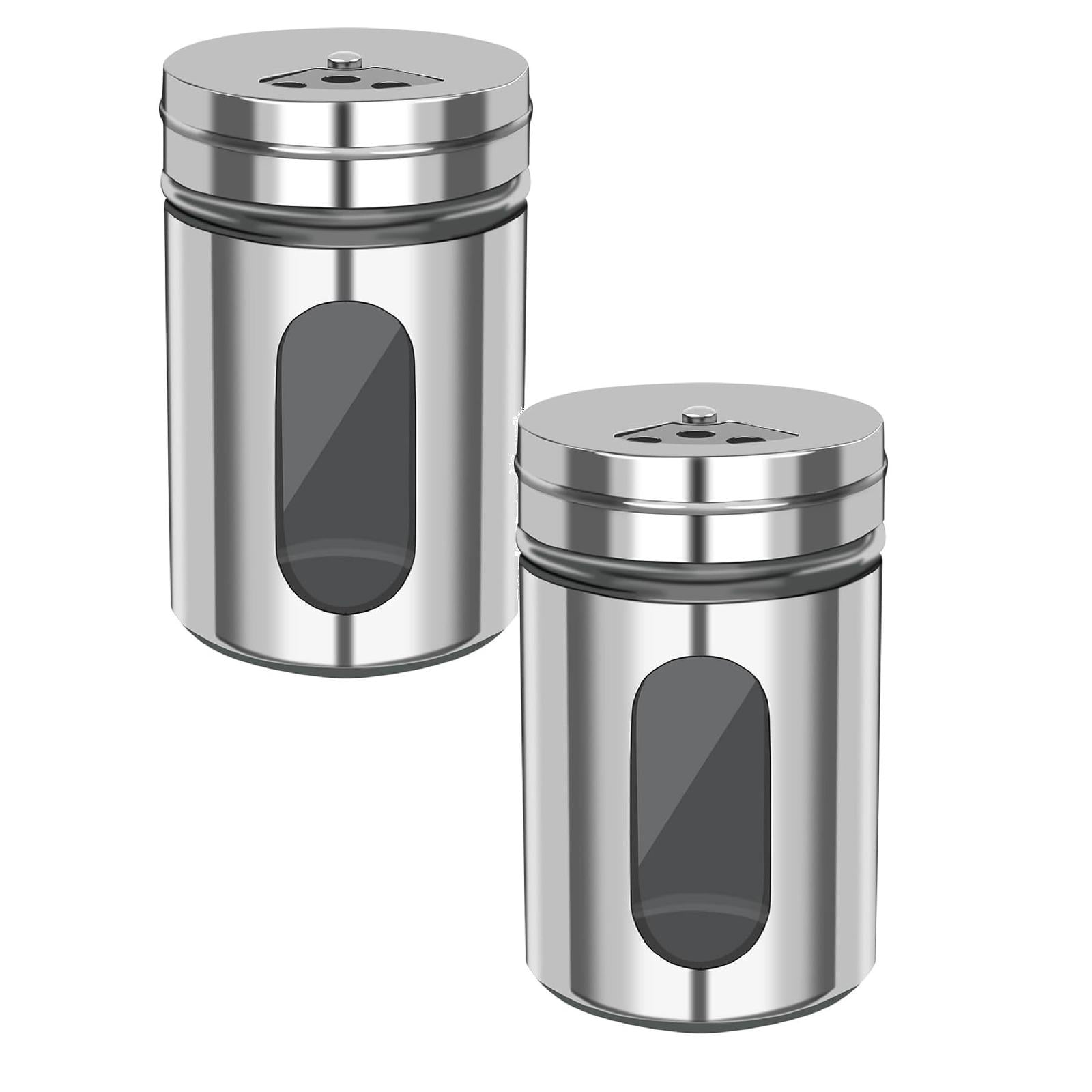 Yooci 2-piece Stainless Steel Barbecue Seasoning Shakers on Picnic ...