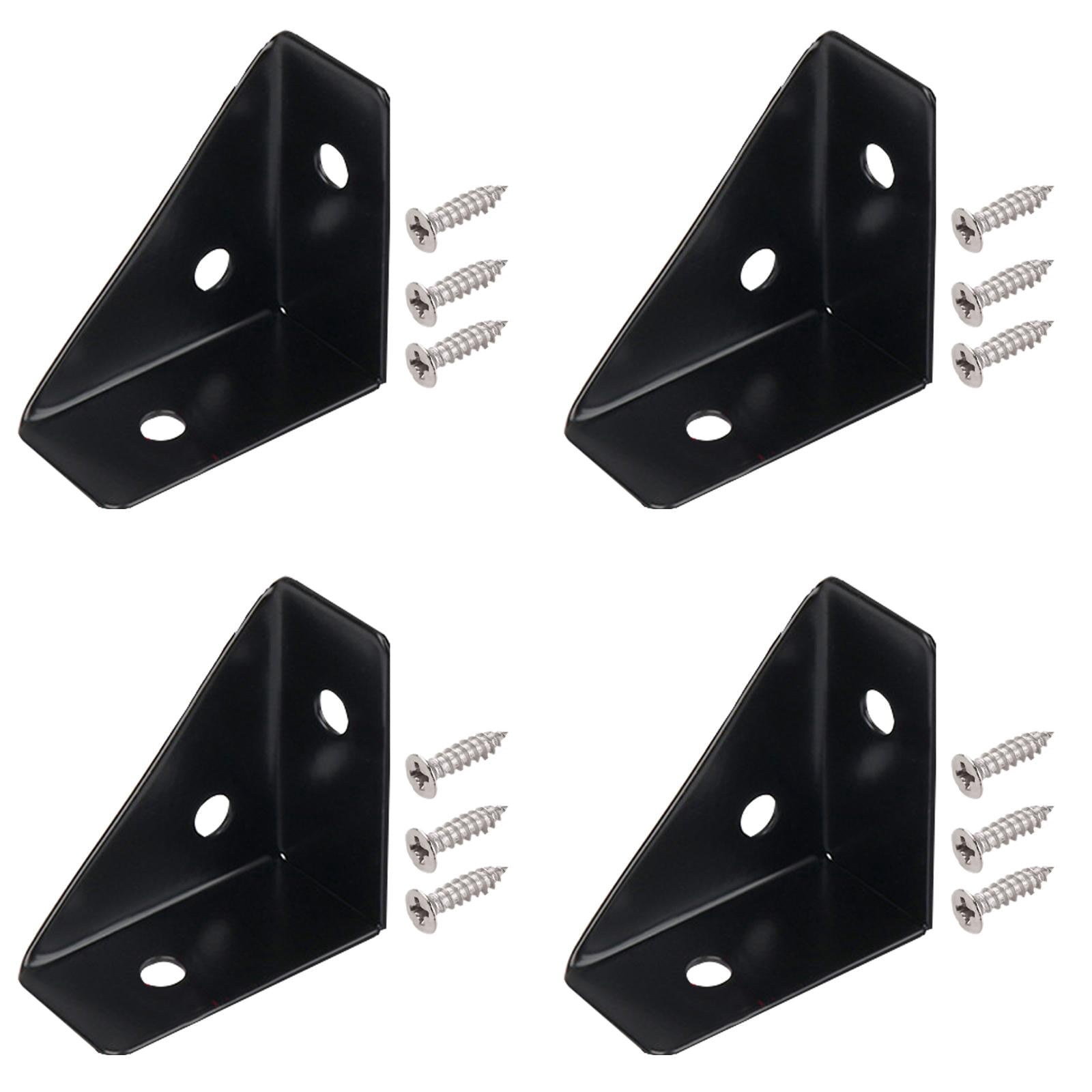 Yooci Corner Brace Brackets, 4Pc 38mm x 38mm Corner Braces for Wood ...