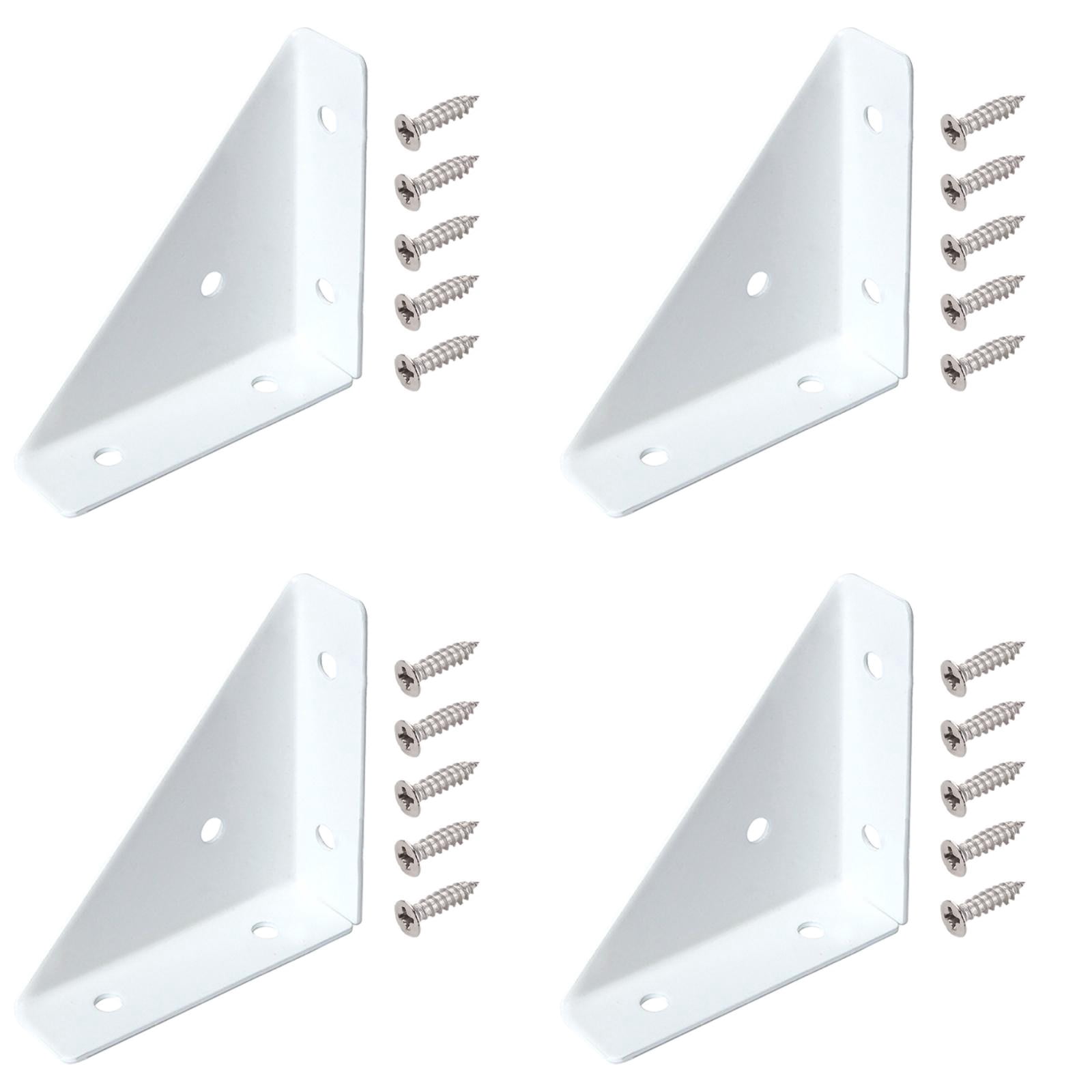 Yooci Corner Brace Brackets, 4Pc 66mm x 66mm Corner Braces for Wood ...