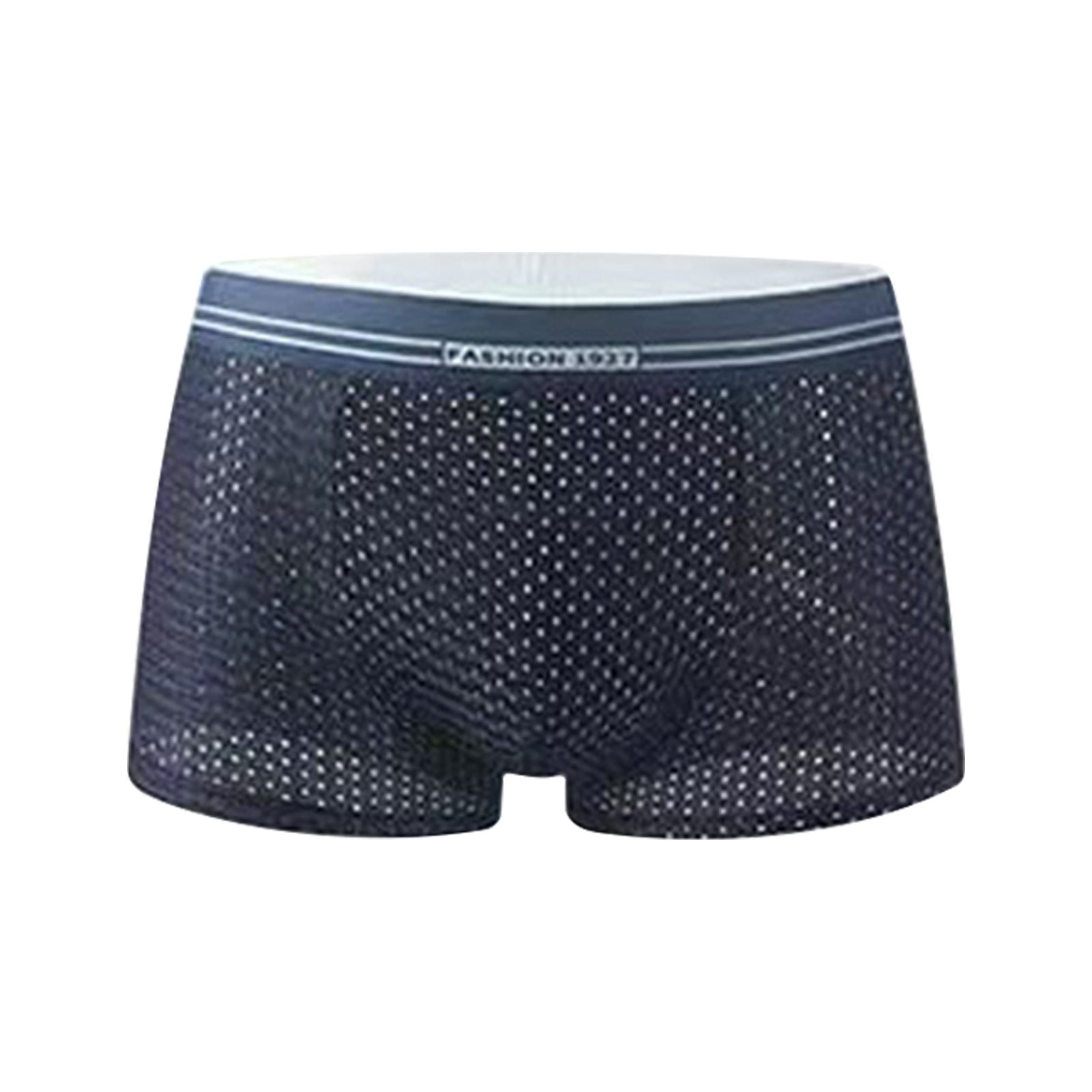 Yoodem Boxers for Men Mens Boxer Briefs Mesh Underwear Men Ice Silk ...