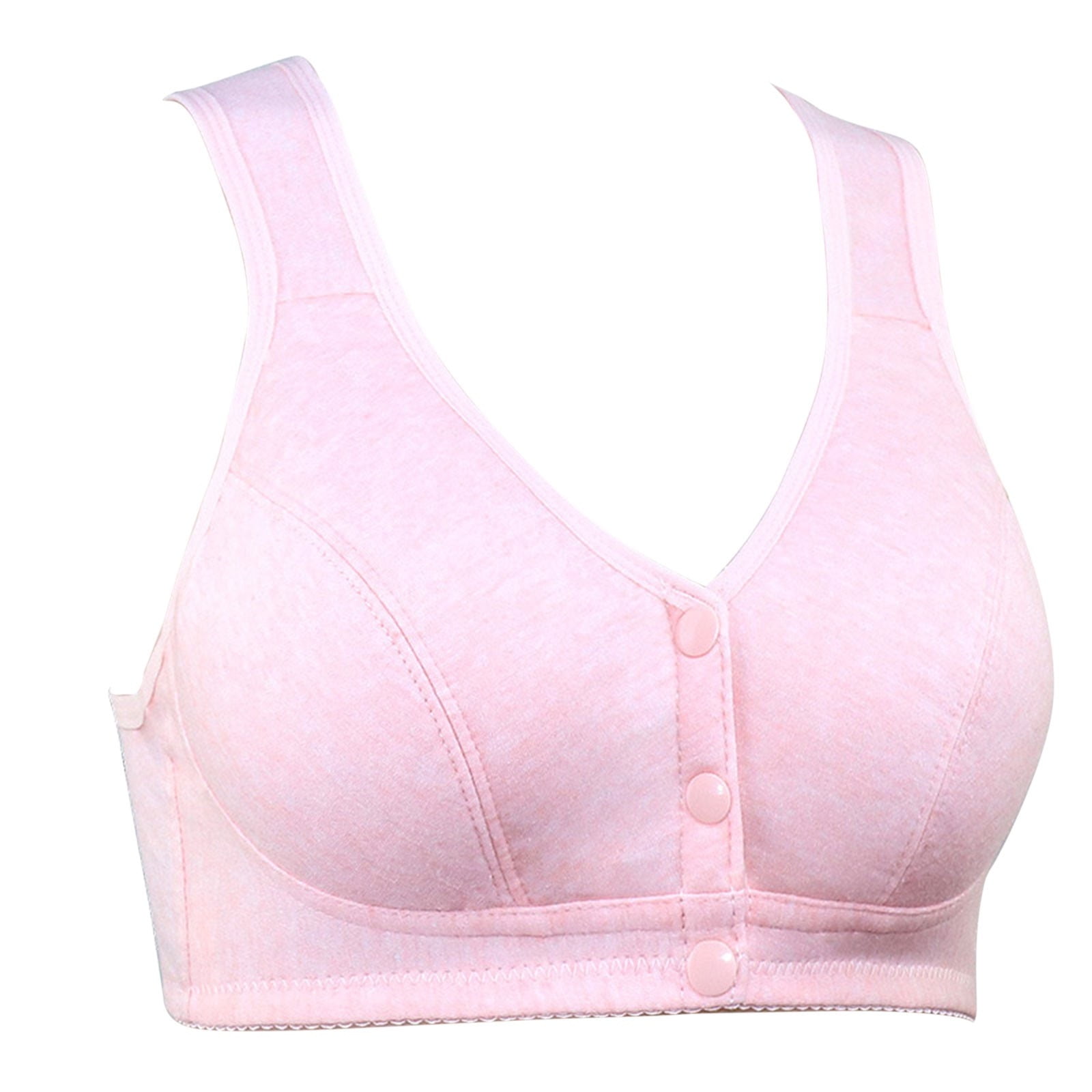 Yoodem Bras for Women Womens Underwear Soft Cotton Front Buckle Middle ...