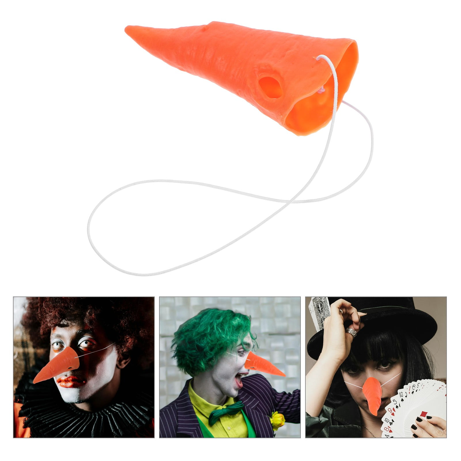 Yoofe Snowman Carrot Nose for Reusable Clown Accessory for Festive ...