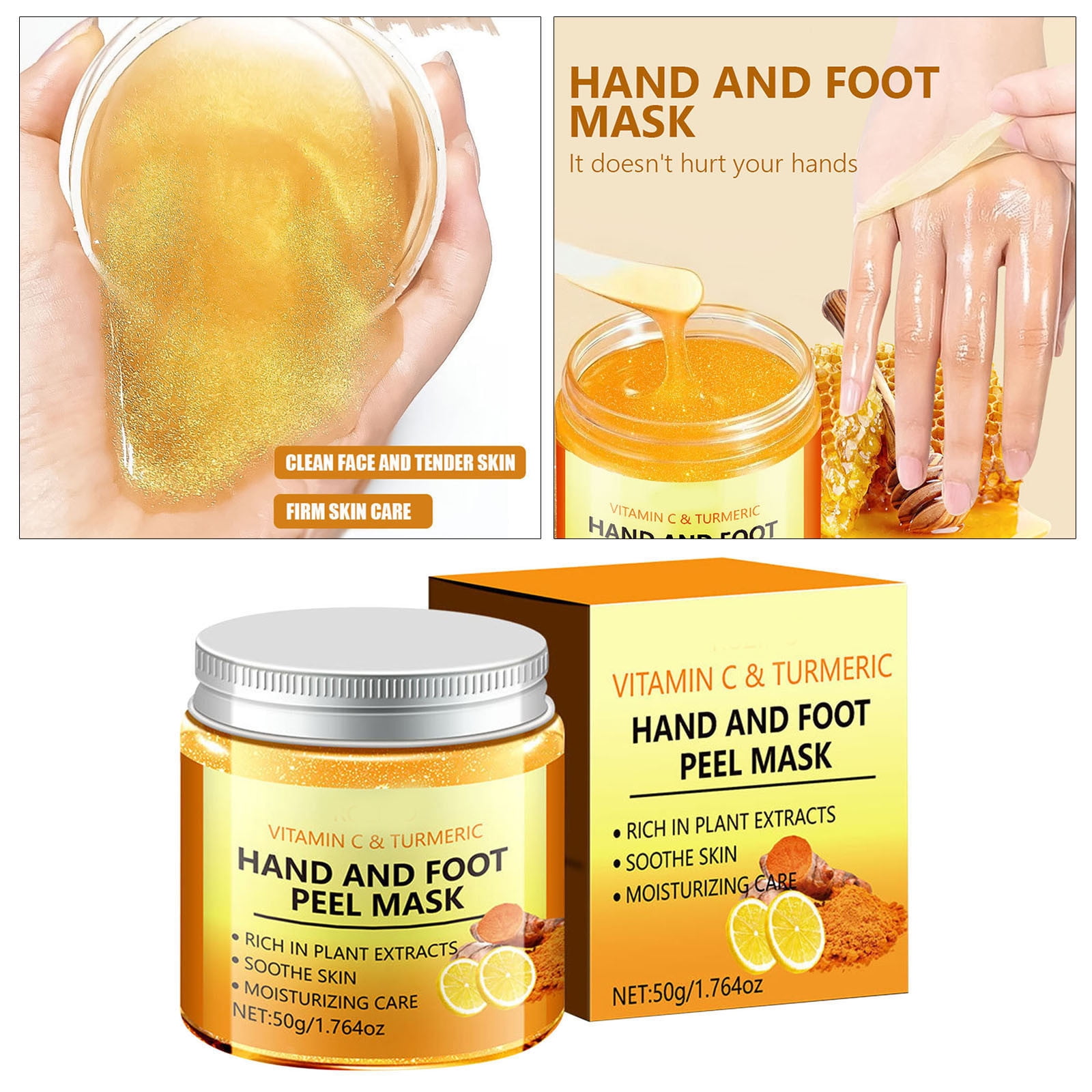 Yoofe Hand and Foot Peel Hydrating Peel Off Hand Wax Nourishing ...