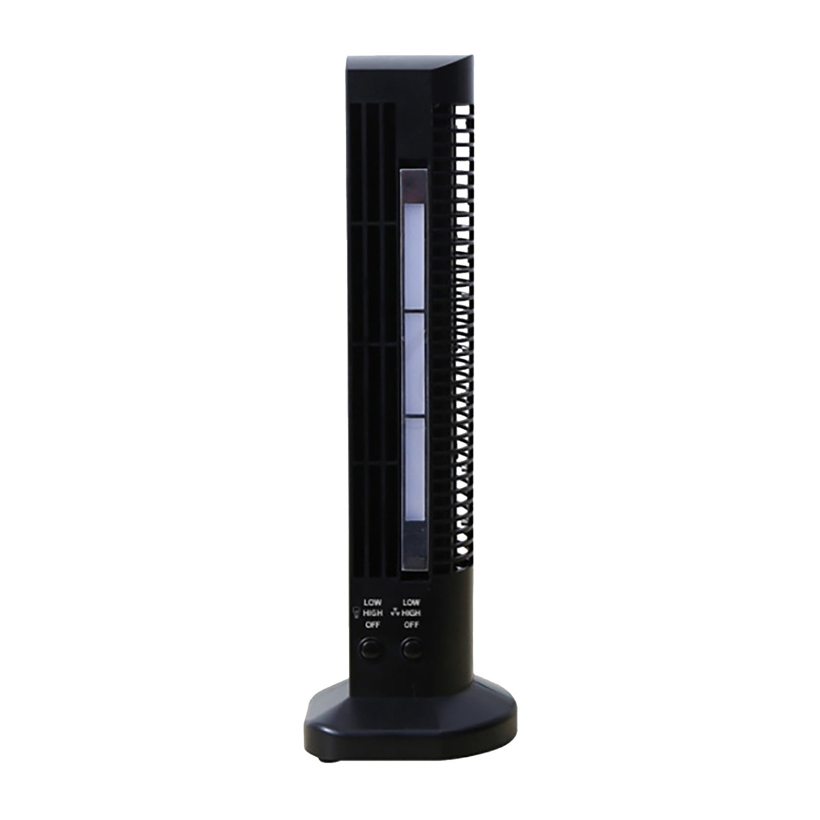 Yoofe LED Tower Fan with Side Light,Portable USB Powered Electric Fan ...