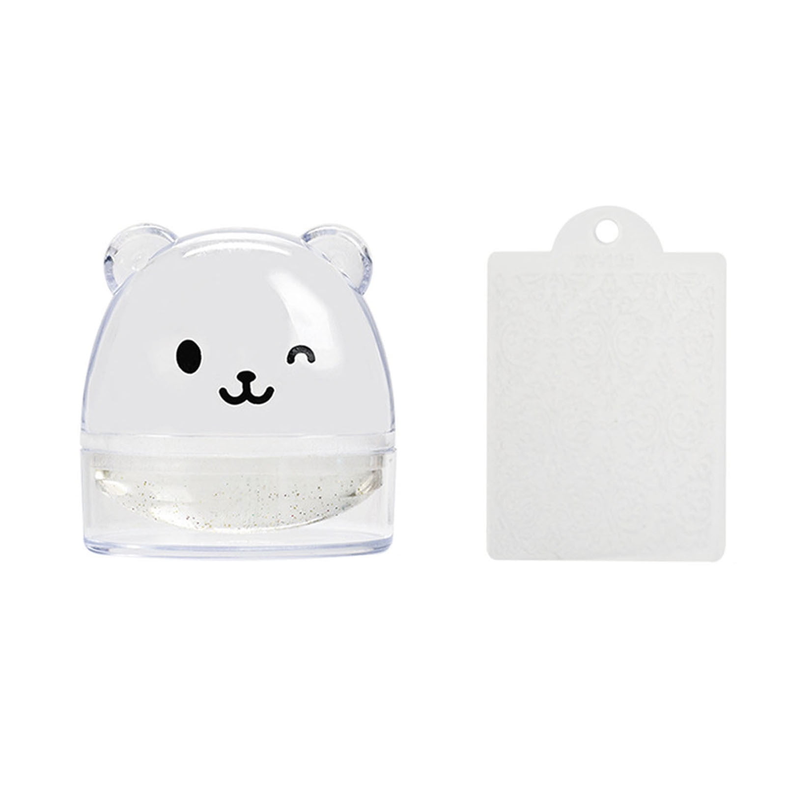 Yoofe Silicone Nail Stamper Set French Nail Stamp Cute Bear Jelly ...