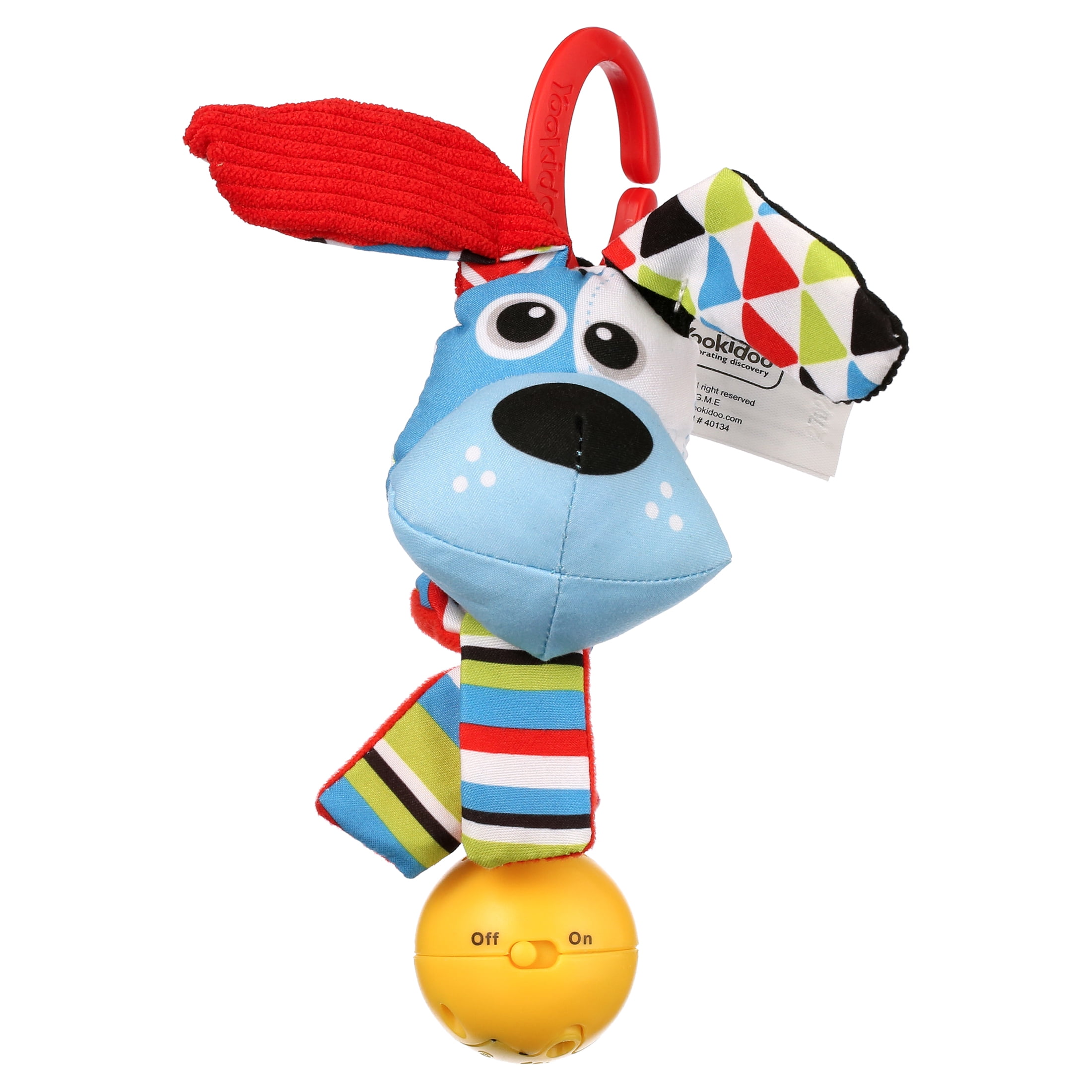 Yookidoo 'Shake me' Rattle - Multi-Textured and Attach Toys to Baby ...