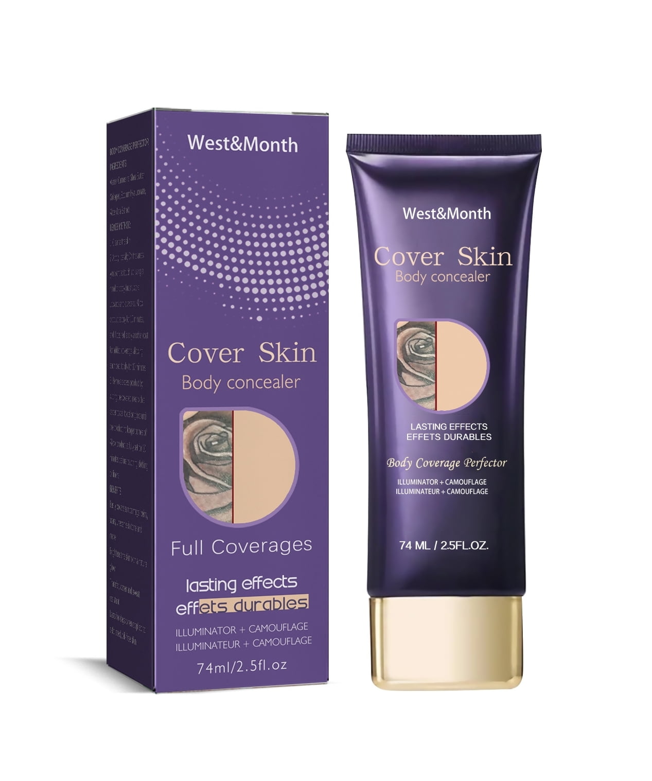 Yoomi Tattoo Cover Up Makeup Waterproof, Tattoo Concealer, Waterproof ...