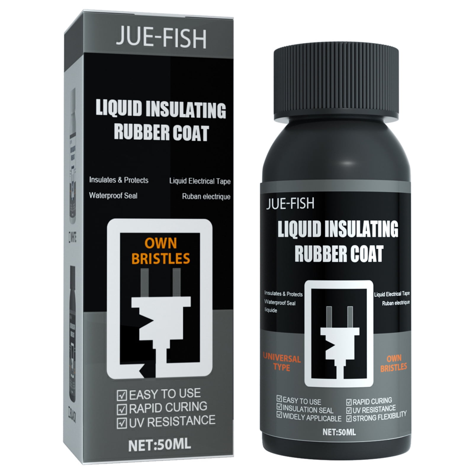 Yoone 50ml Jue-Fish Liquid Adhesive Tape Fast Dry Instead of Heat ...