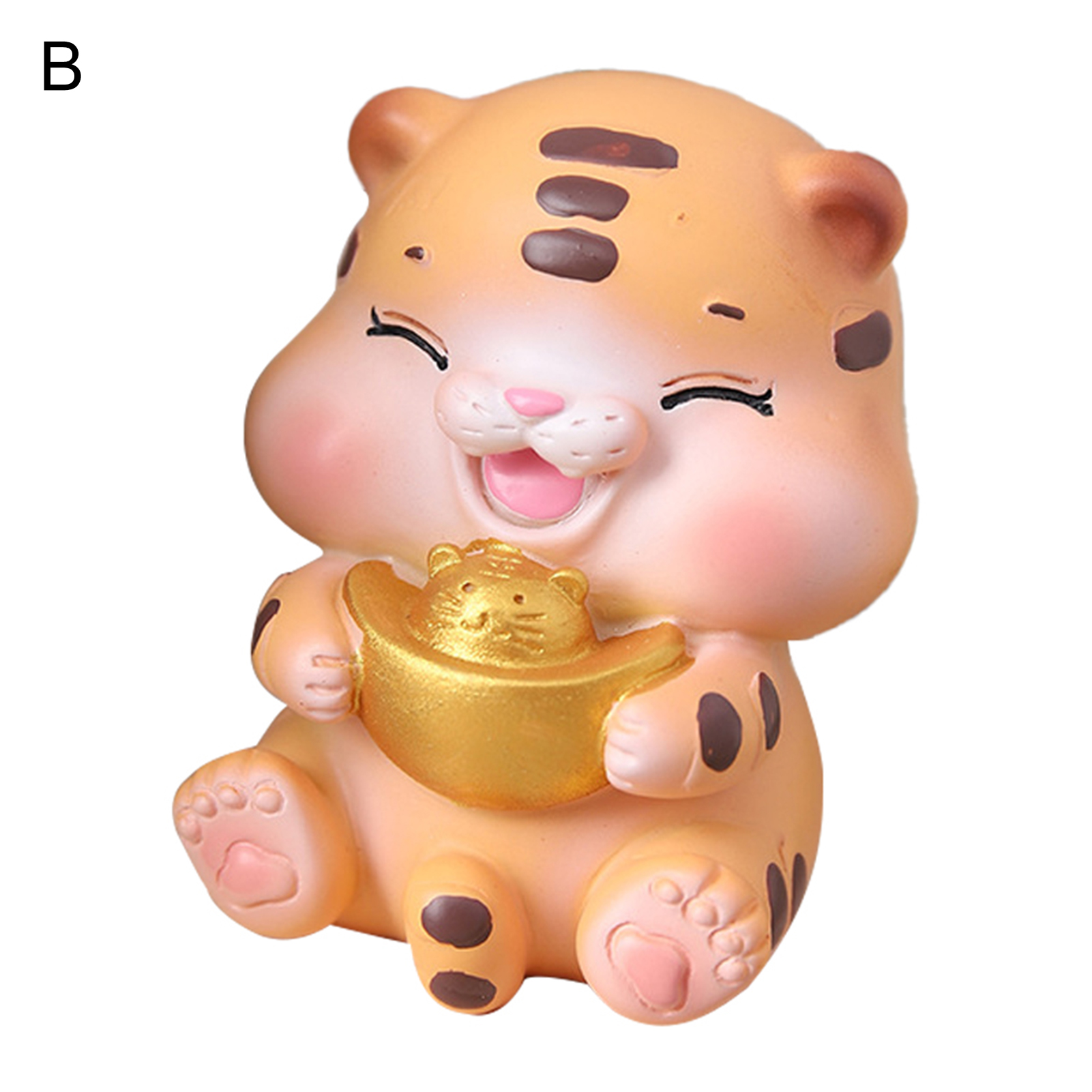 Yoone Animated Tiger Sculpture Cartoon Resin Handmade Festival Tiger ...