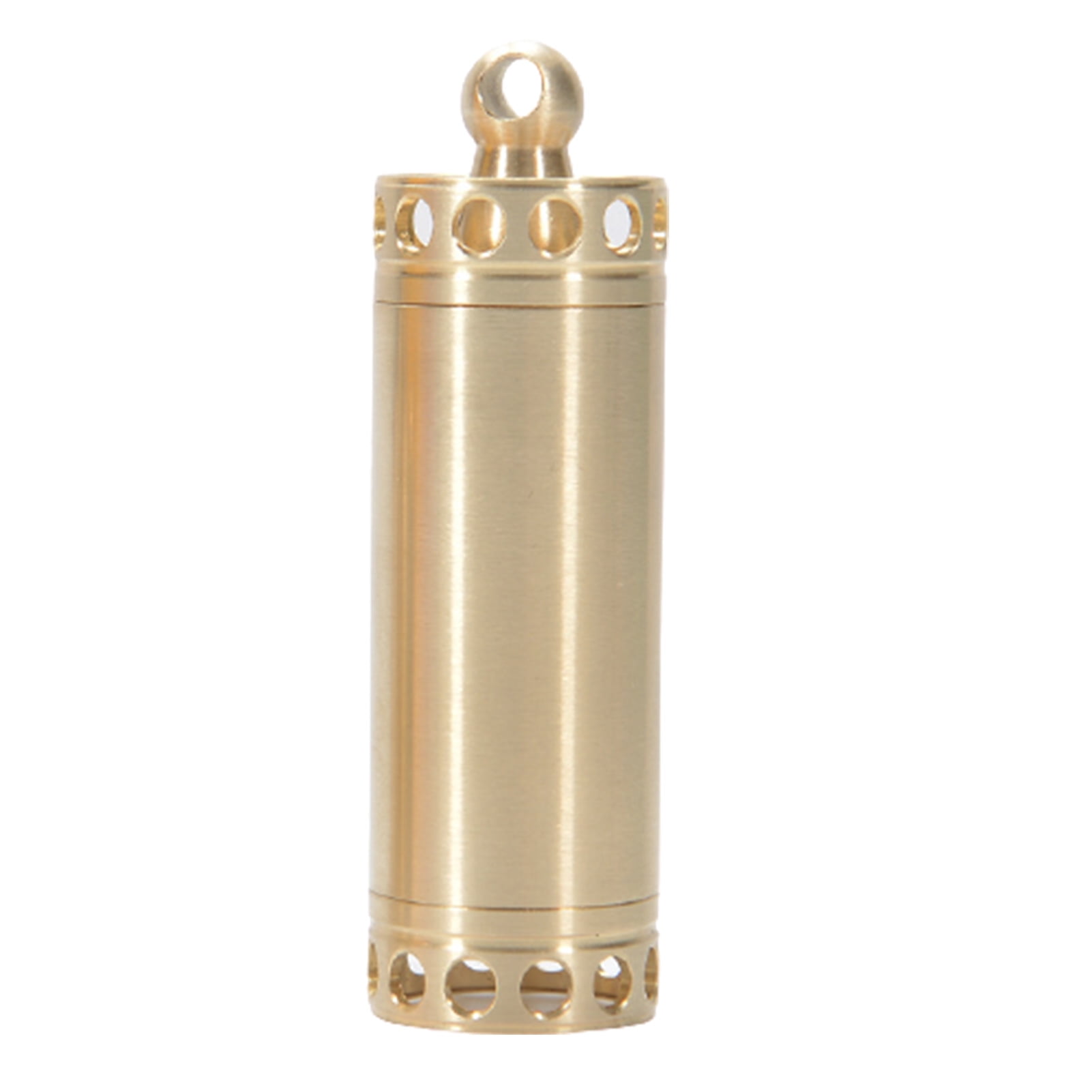 Yoone Brass Outdoor Waterproof Capsule Pill Box Seal Bottle Camping ...