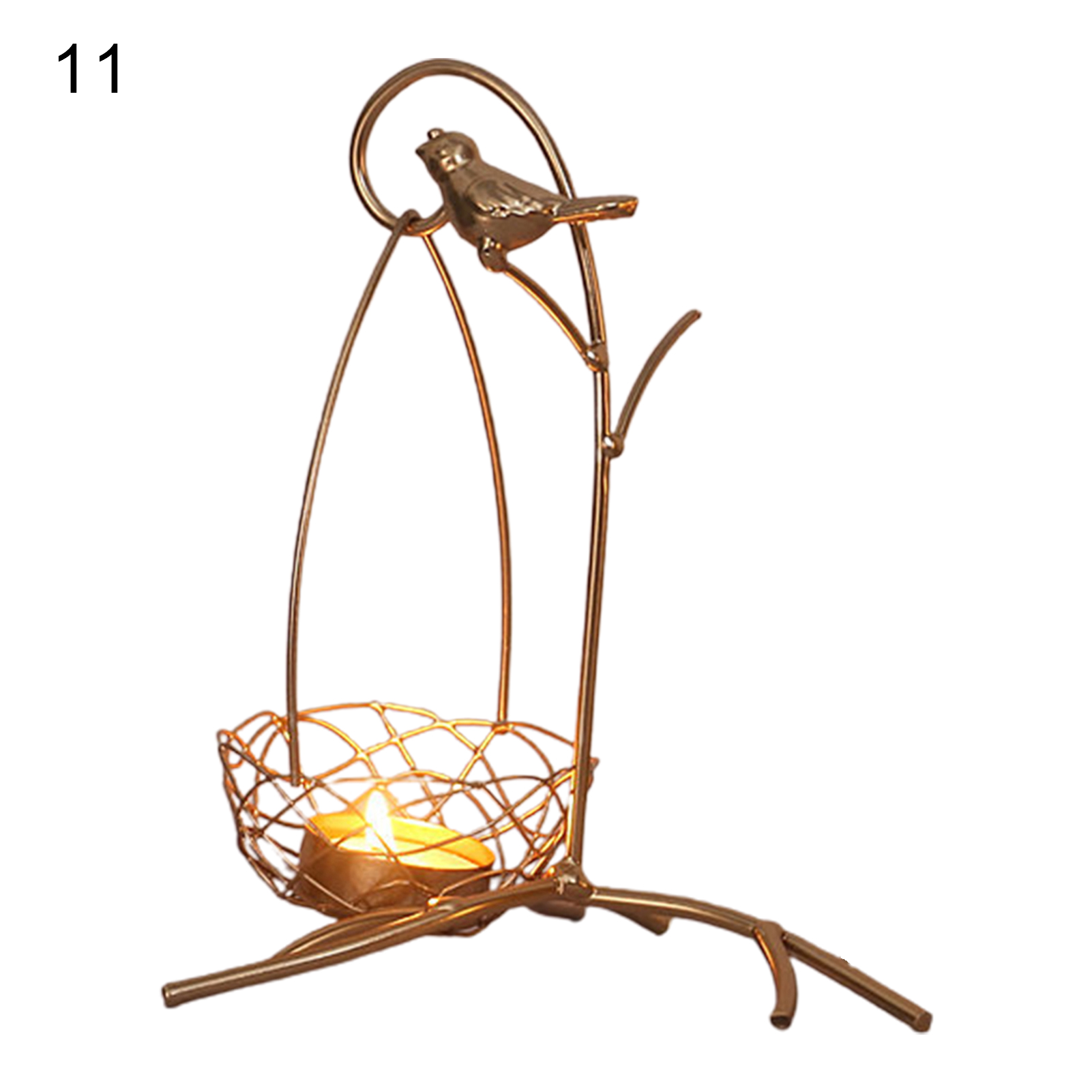 Yoone Candle Holder Creative Romantic Wrought Iron Nordic Style Simple ...