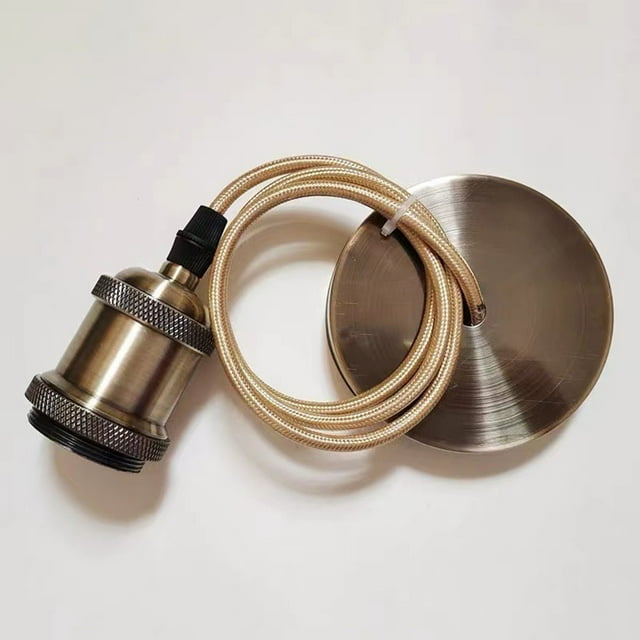 Yoone E27 Pendant Light Cord Kit with Large Screw-in Lamp Socket 1m ...