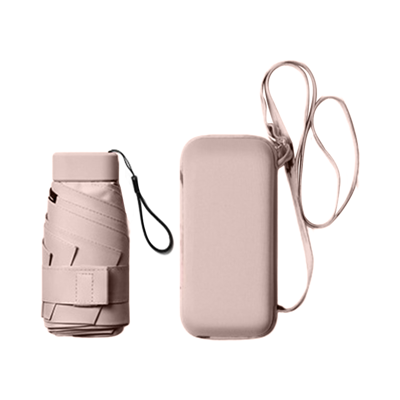 Yoone Folding Umbrella Windproof UV Protection Compact 6 Ribs ...