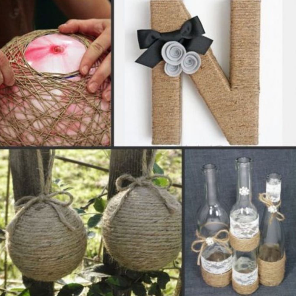 Yoone Jute Hessian String Roll Heavy Twine Twisted Rope String Events ...