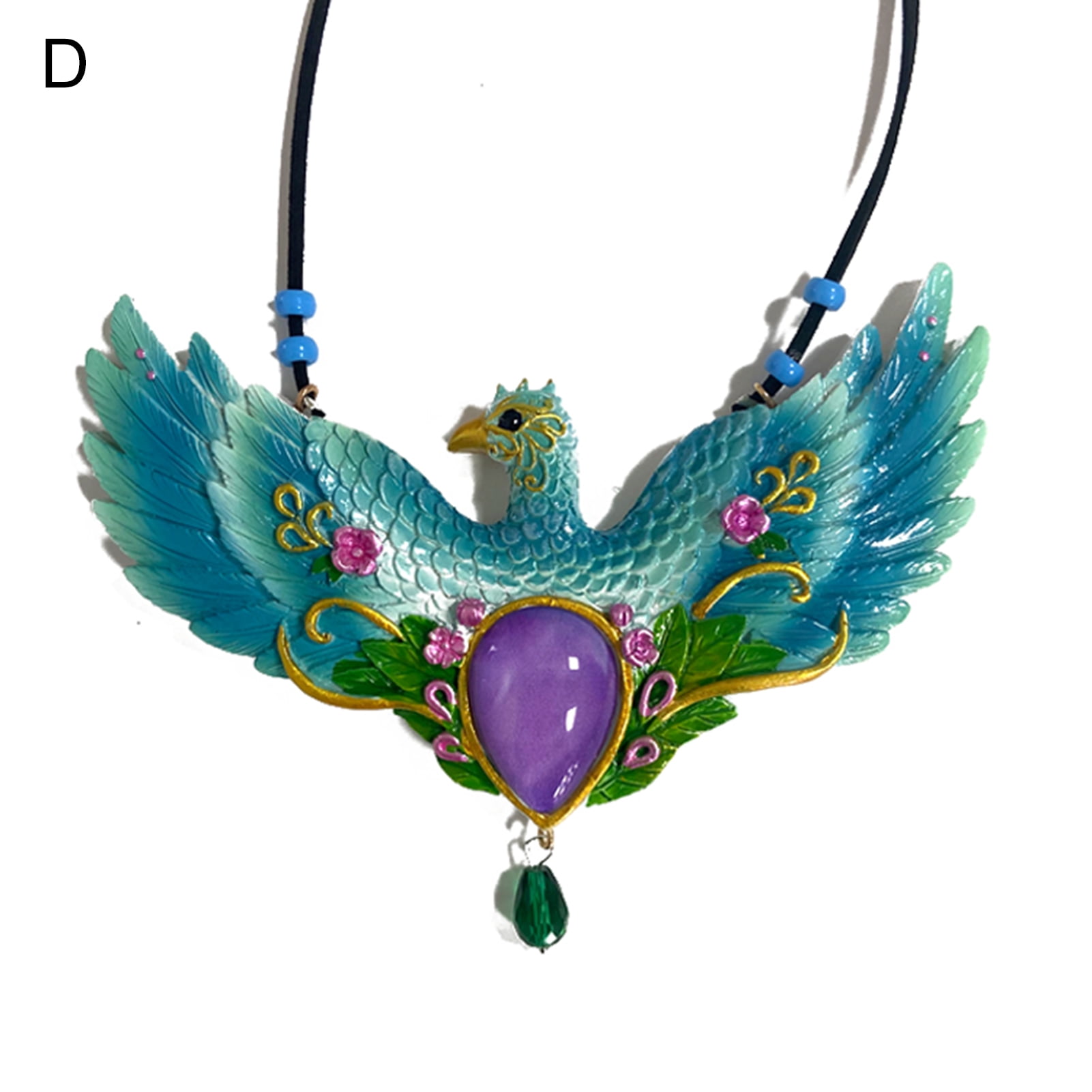 UDIYO Sophisticated Texture Phoenix Pendant Eye-catching Resin ...