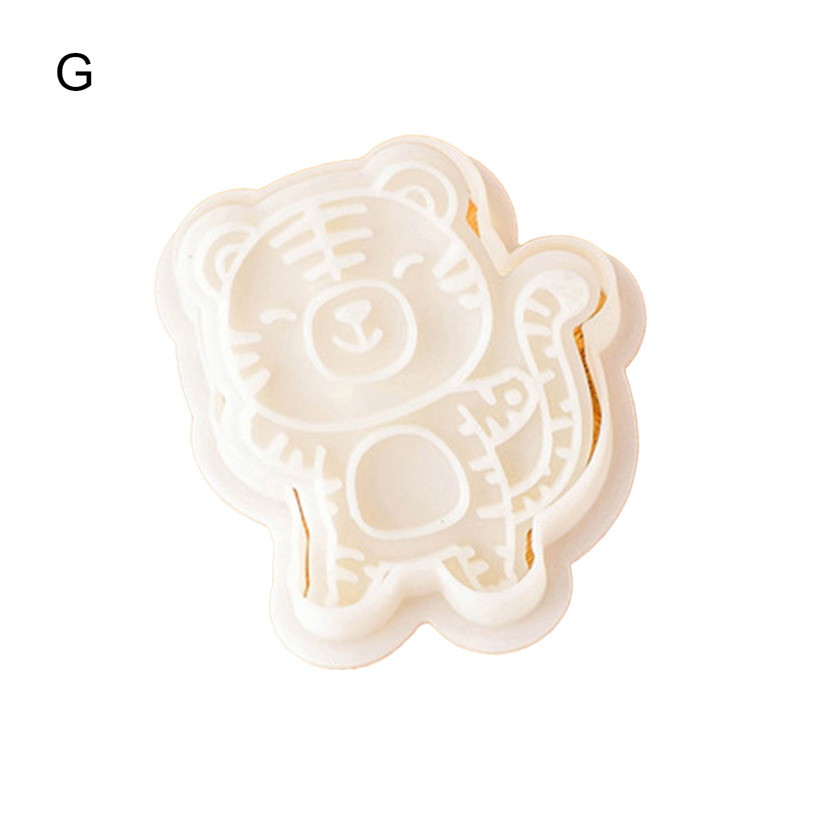 Yoone Tiger Pattern Cookie Cutters DIY PLA Bread Baking Baking Mould ...