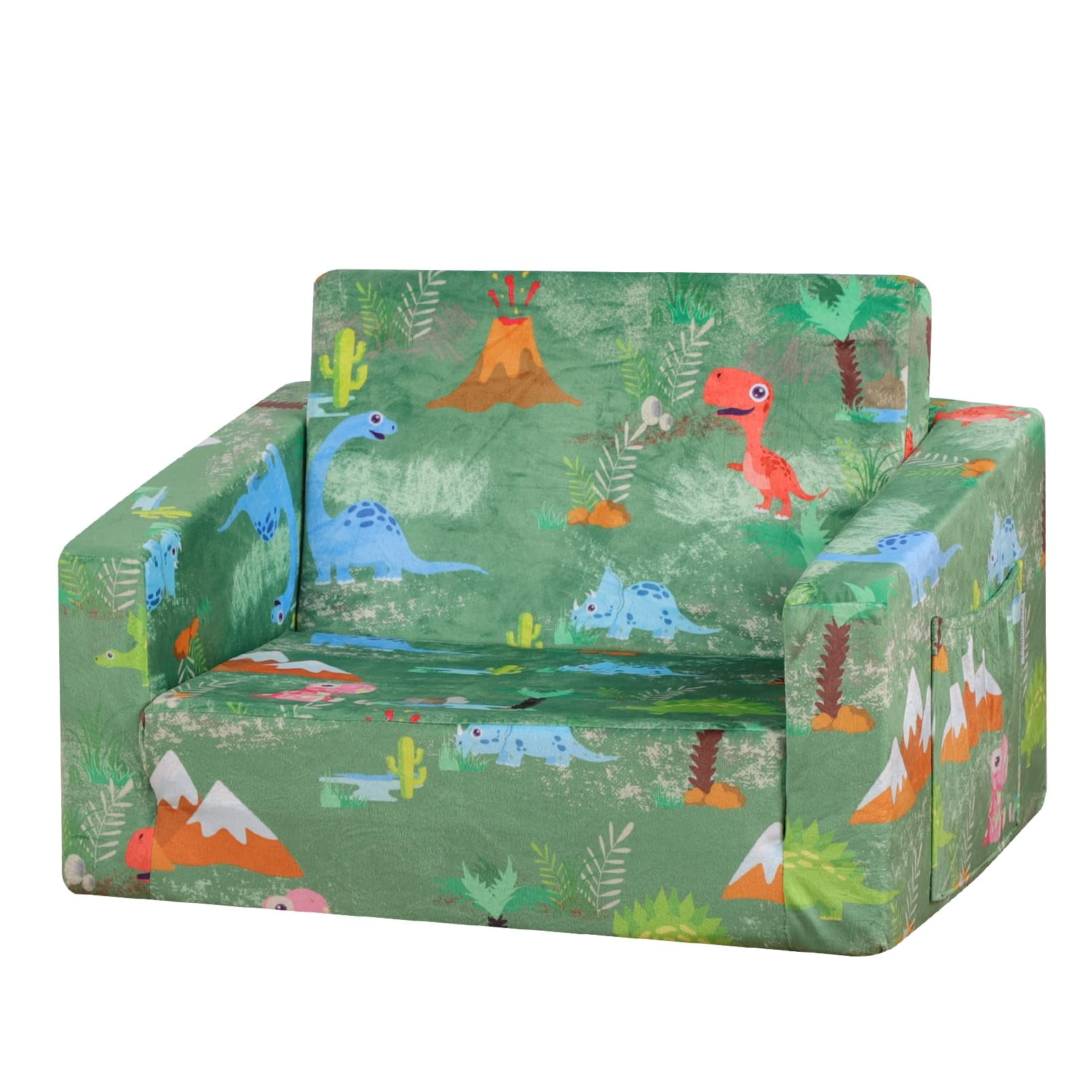 Yoonnie room Foam Kid Sofa Chair,2 in 1 Convertible Sofa to Bed for ...