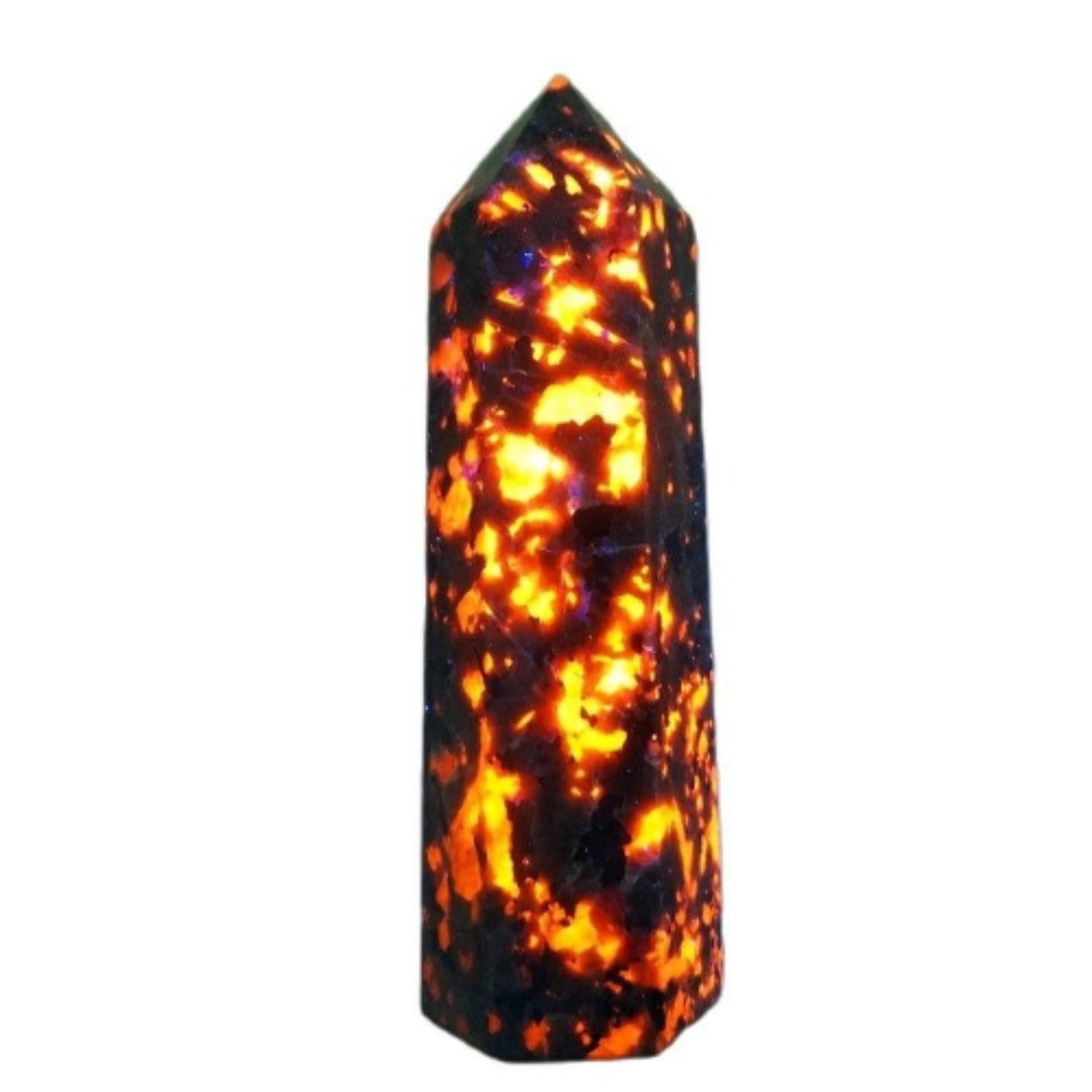 Yooperlite towers from Michigan - Fluorescent crystal - UV reactive ...