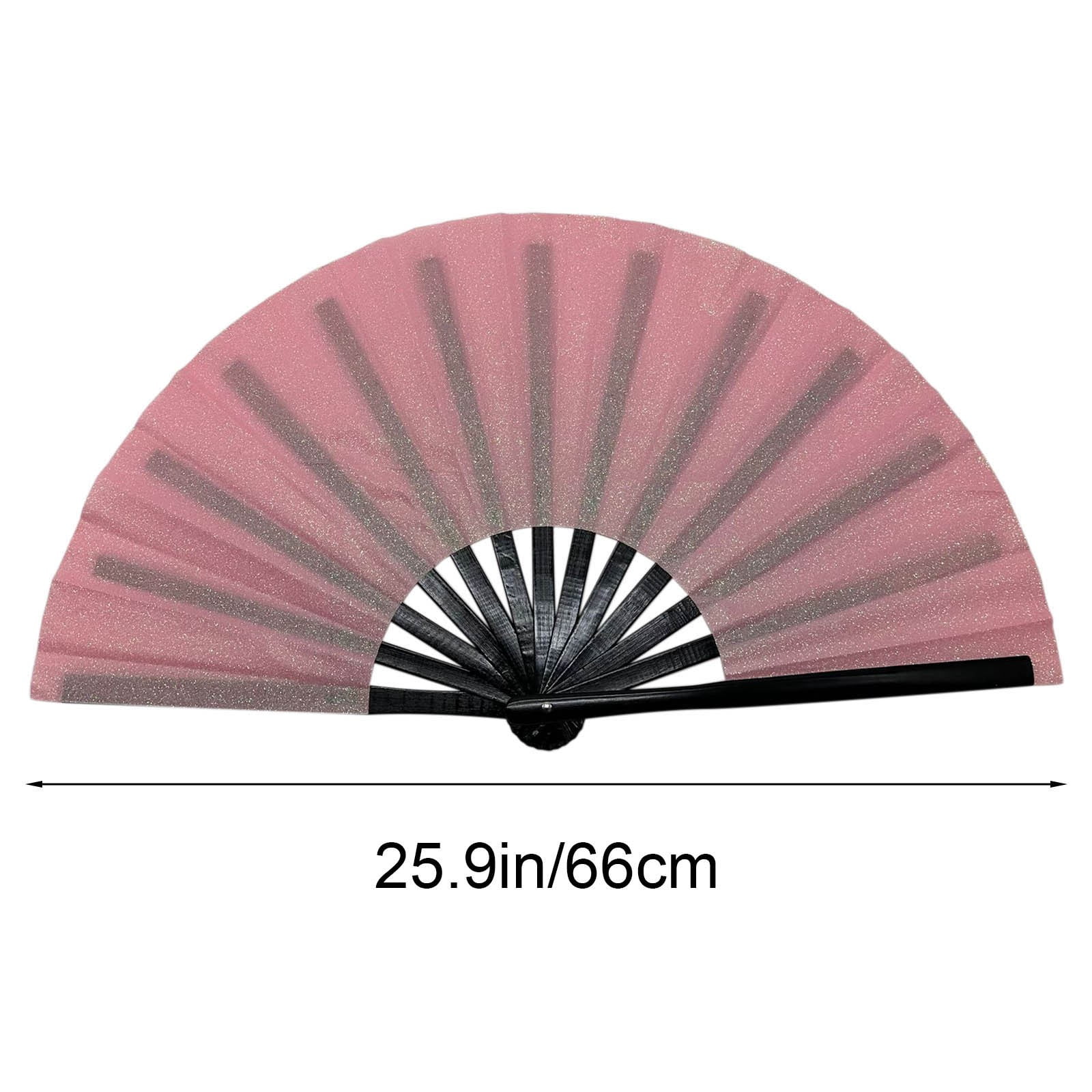 Yooshoverk 2025 Kung Fu Fan 12.6" Holographic Folding Clap Fan ...