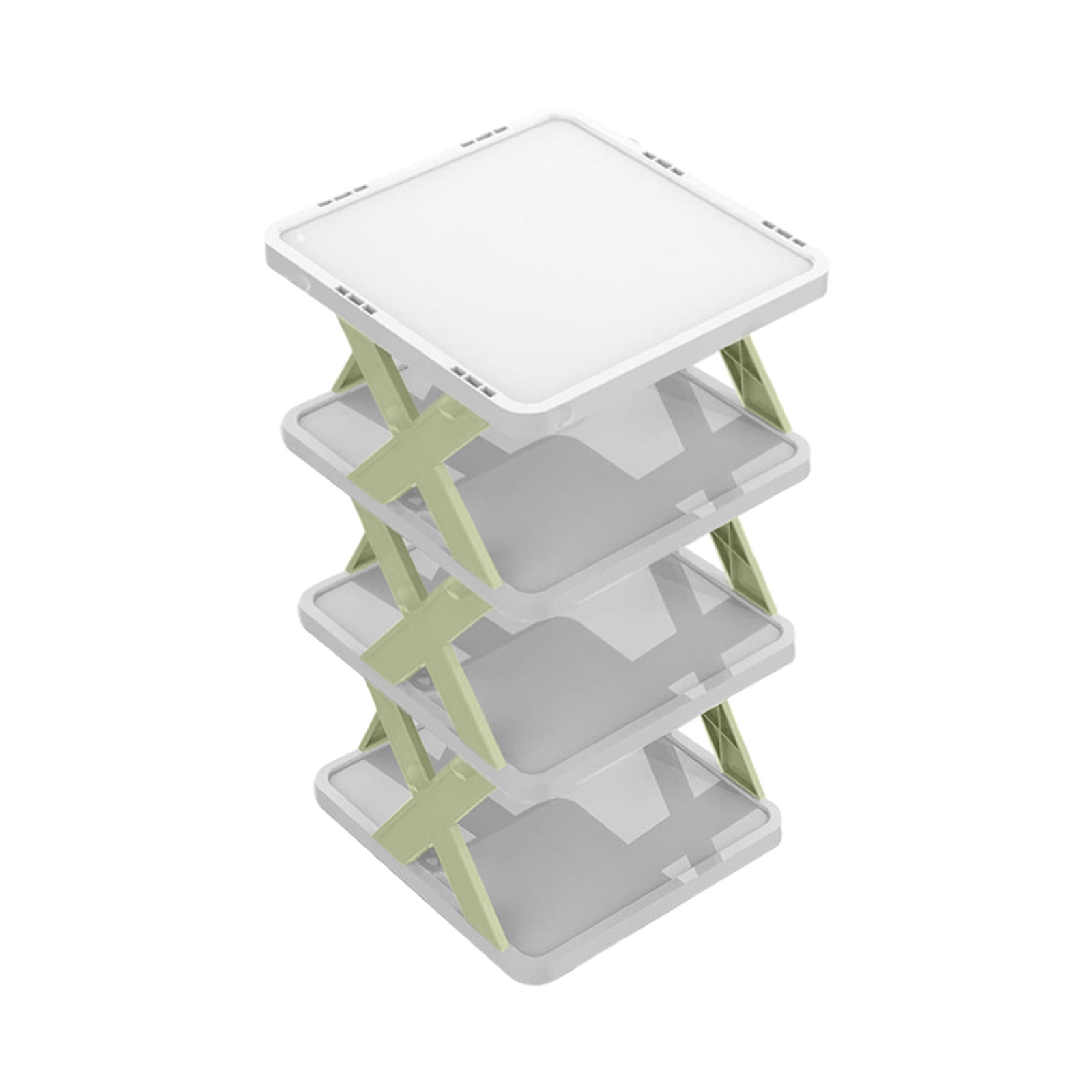 Yooshoverk 4 Tier DIY Storage Rack Simple Assembly Garage Shelving Unit ...