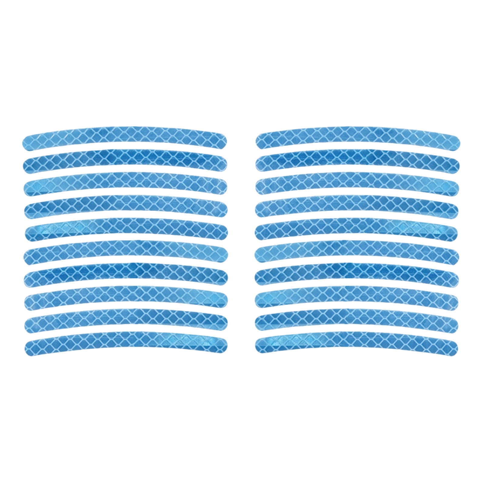 Yooshoverk 40 Pack Wheel Reflective Strips - Self Adhesive Safety ...