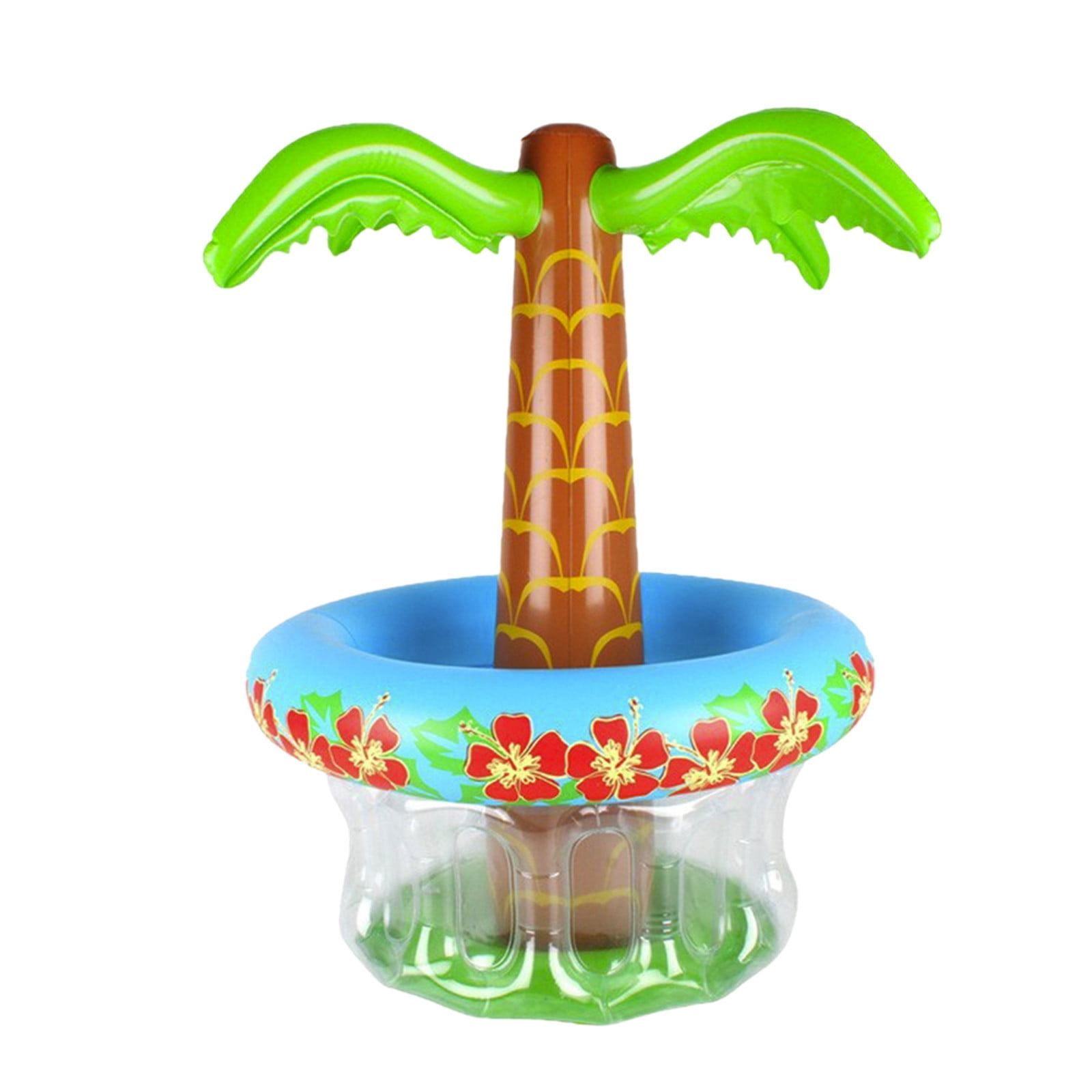 Yooshoverk 50L Inflatable Drink Cooler w/ Palm Tree Design Insulated ...
